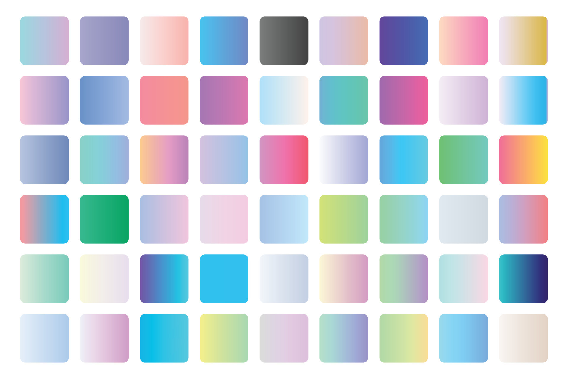 Multi-color Vector Gradient Set 13724668 Vector Art at Vecteezy