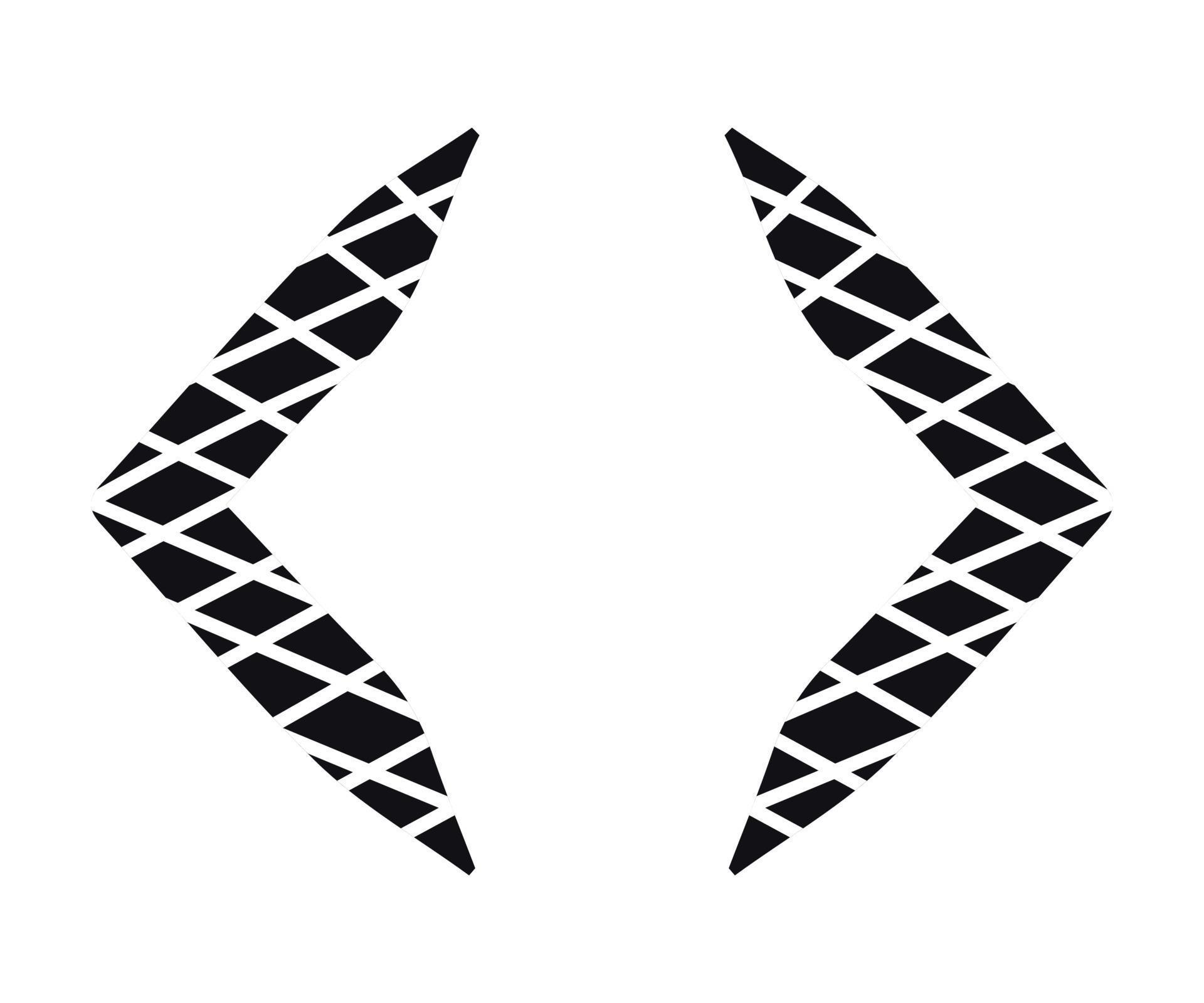 Black curly braces with grid vector illustration 13729147 Vector Art at Vecteezy