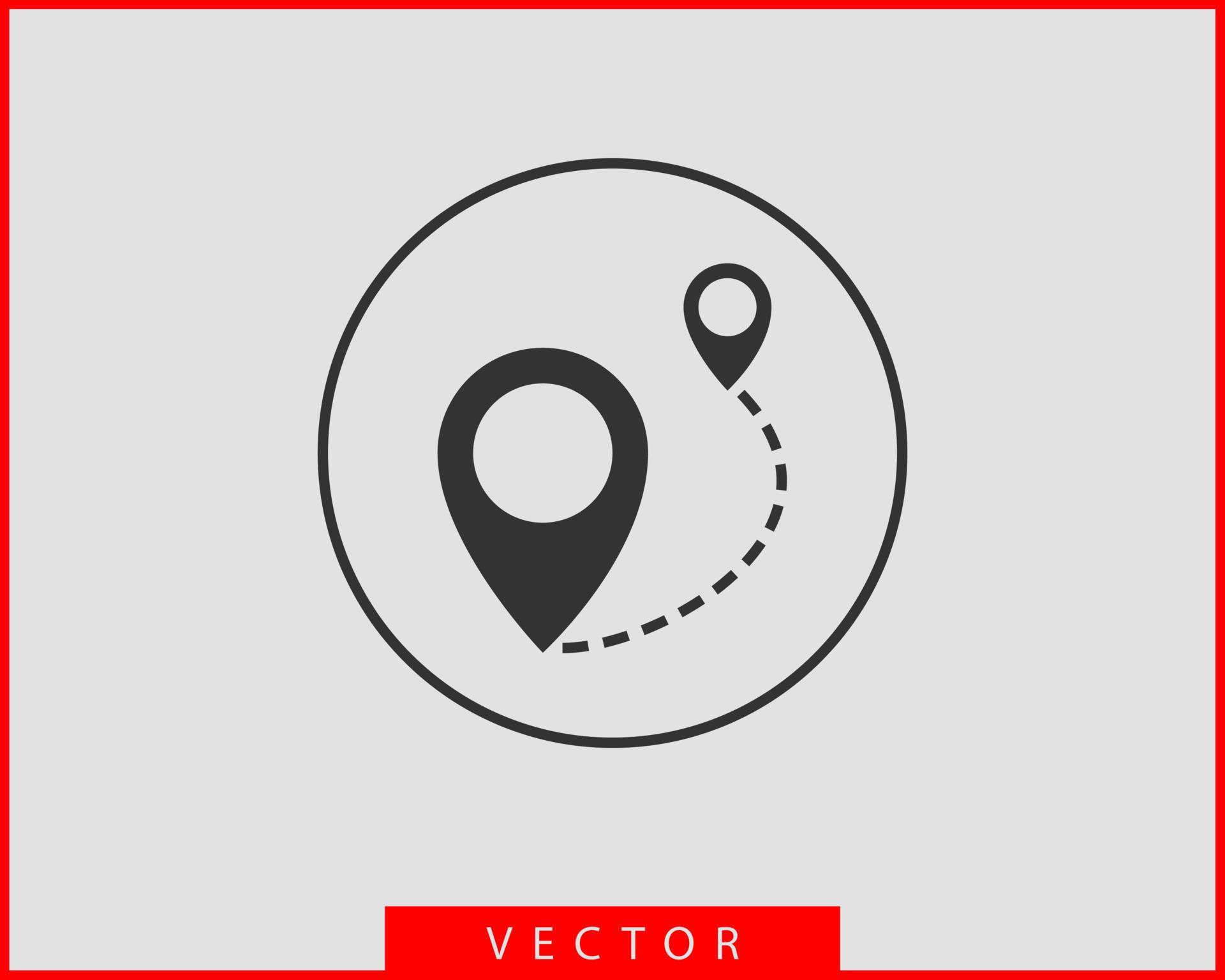 Map icons. Marker pointer. Pin location vector icon. GPS navigation symbol. 13729680 Vector Art ...
