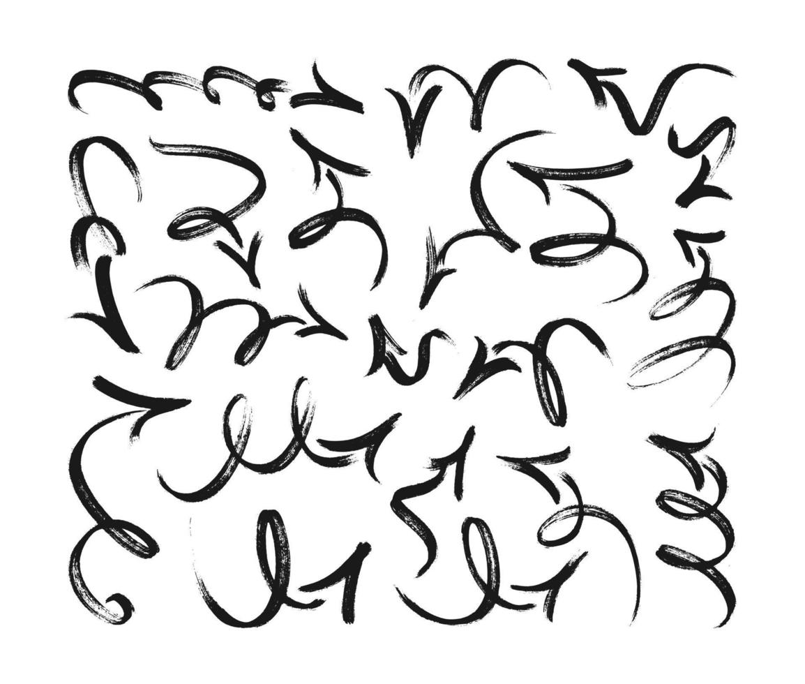 Set Of Arrows Vector Illustration Of Hand Drawn Arrows Marker Icon
