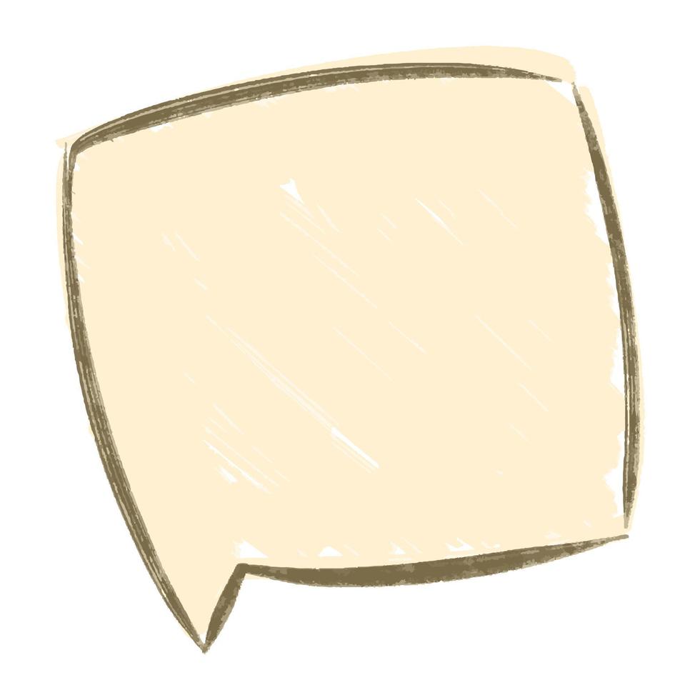 vector illustration Speech Bubbles Hand Drawn 13732574 Vector Art at ...