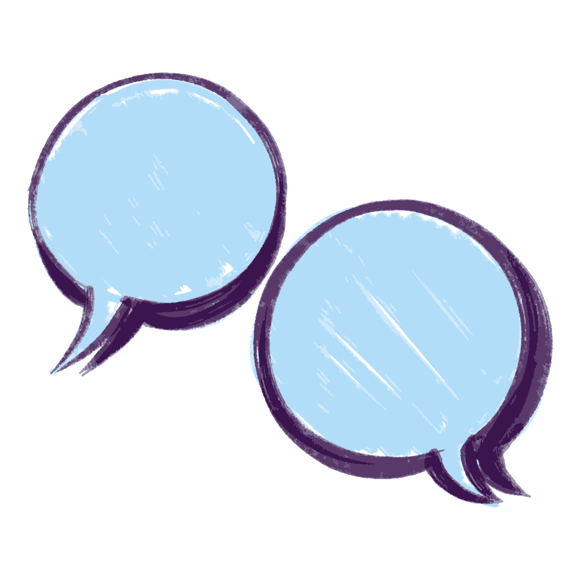 vector illustration Speech Bubbles Hand Drawn 13732628 Vector Art at ...