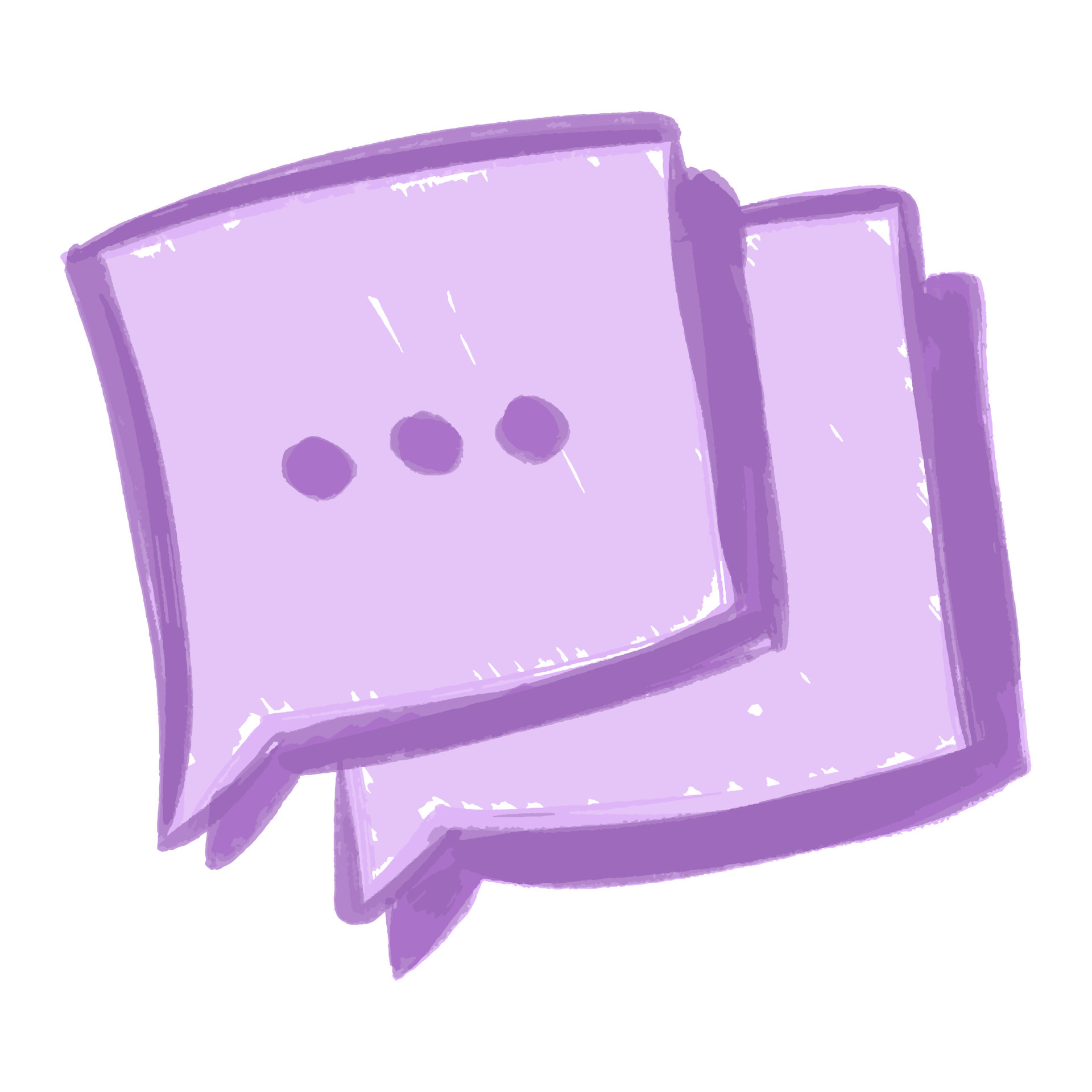 vector illustration Speech Bubbles Hand Drawn 13732914 Vector Art at ...