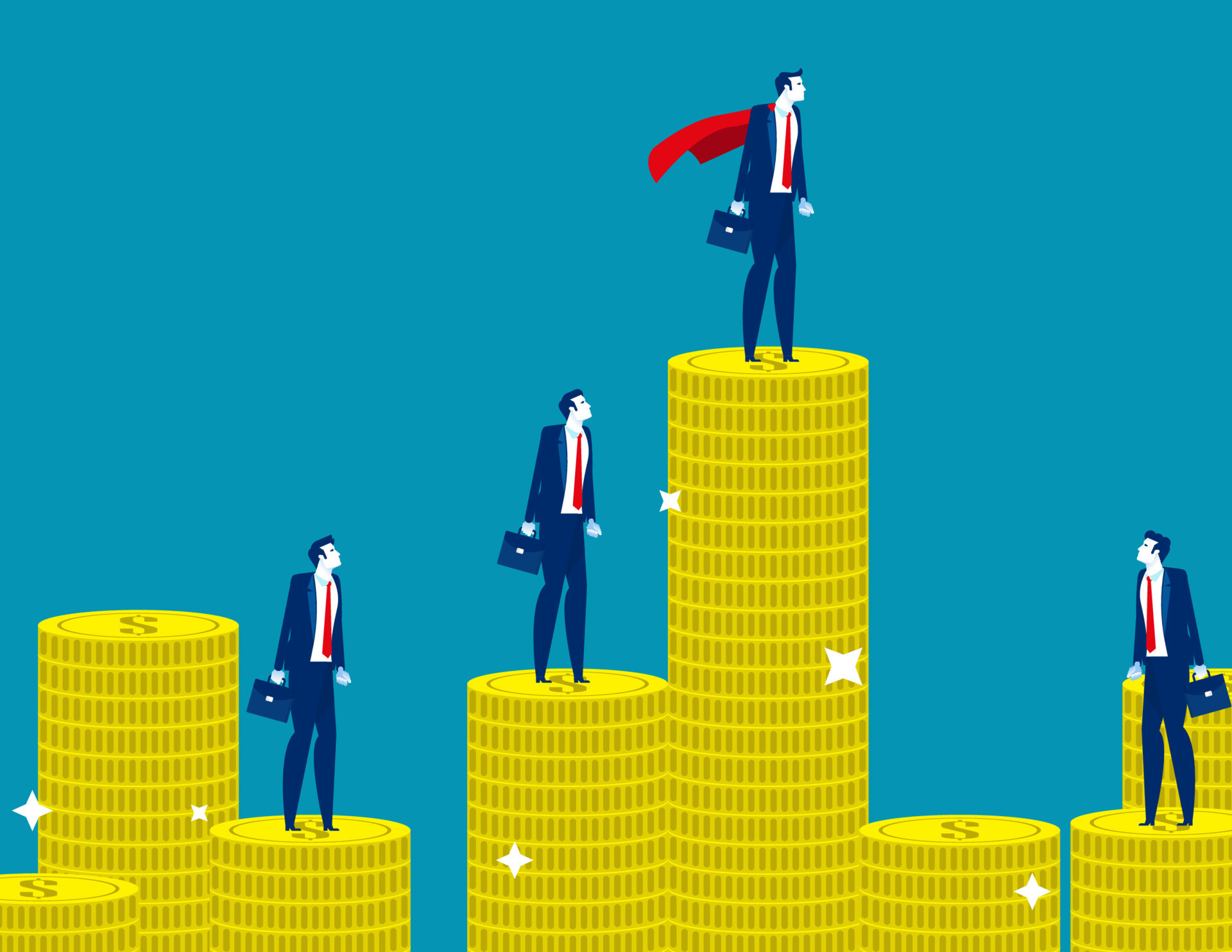 Office workers. Concept business financial vector illustration 13733683 ... Office workers. Concept business financial vector illustration 13733683 ...