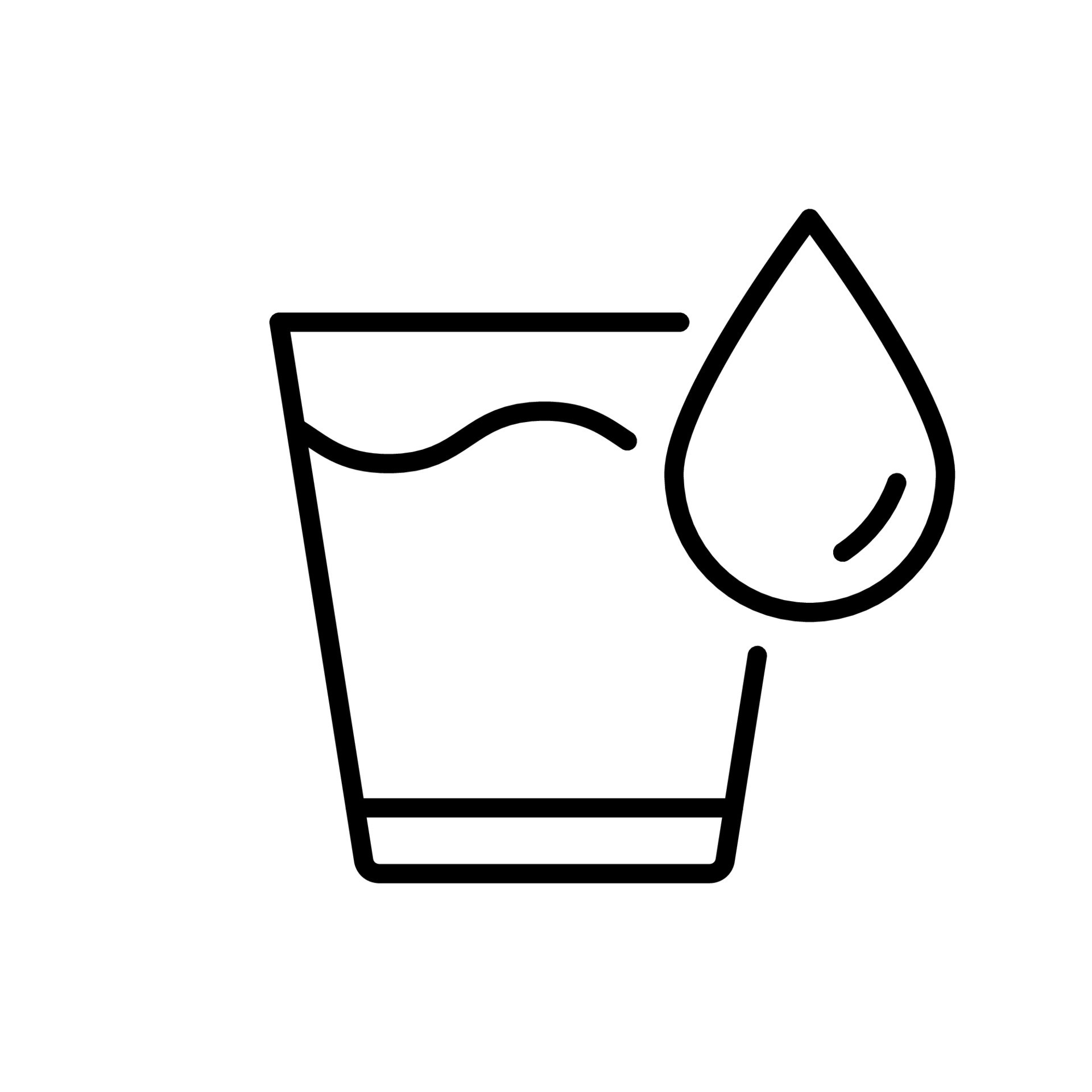 Glass Of Water Outline