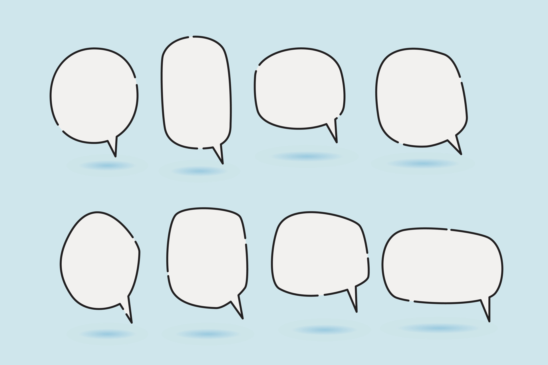 Speech Bubble Speech Balloon For Illustration And Comic 13735803 Vector Art At Vecteezy