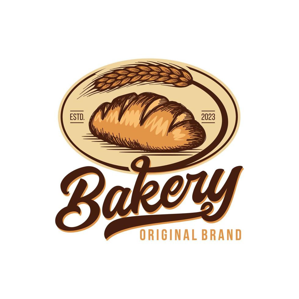 Vintage Retro Bakery Logo Badges And Labels Stock Vector Illustration ... Vintage Retro Bakery Logo Badges And Labels Stock Vector Illustration ...