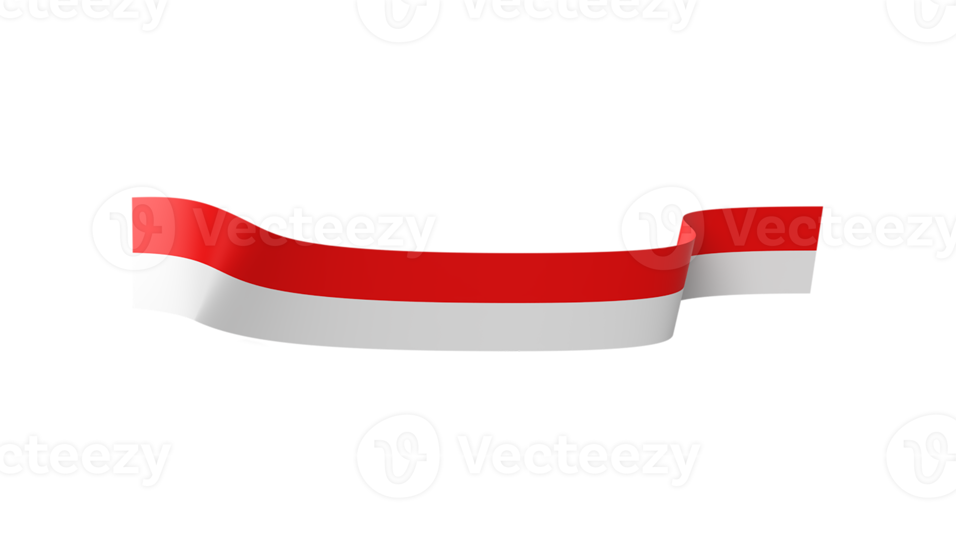 indonesia flag banner ribbon 13742369 PNG