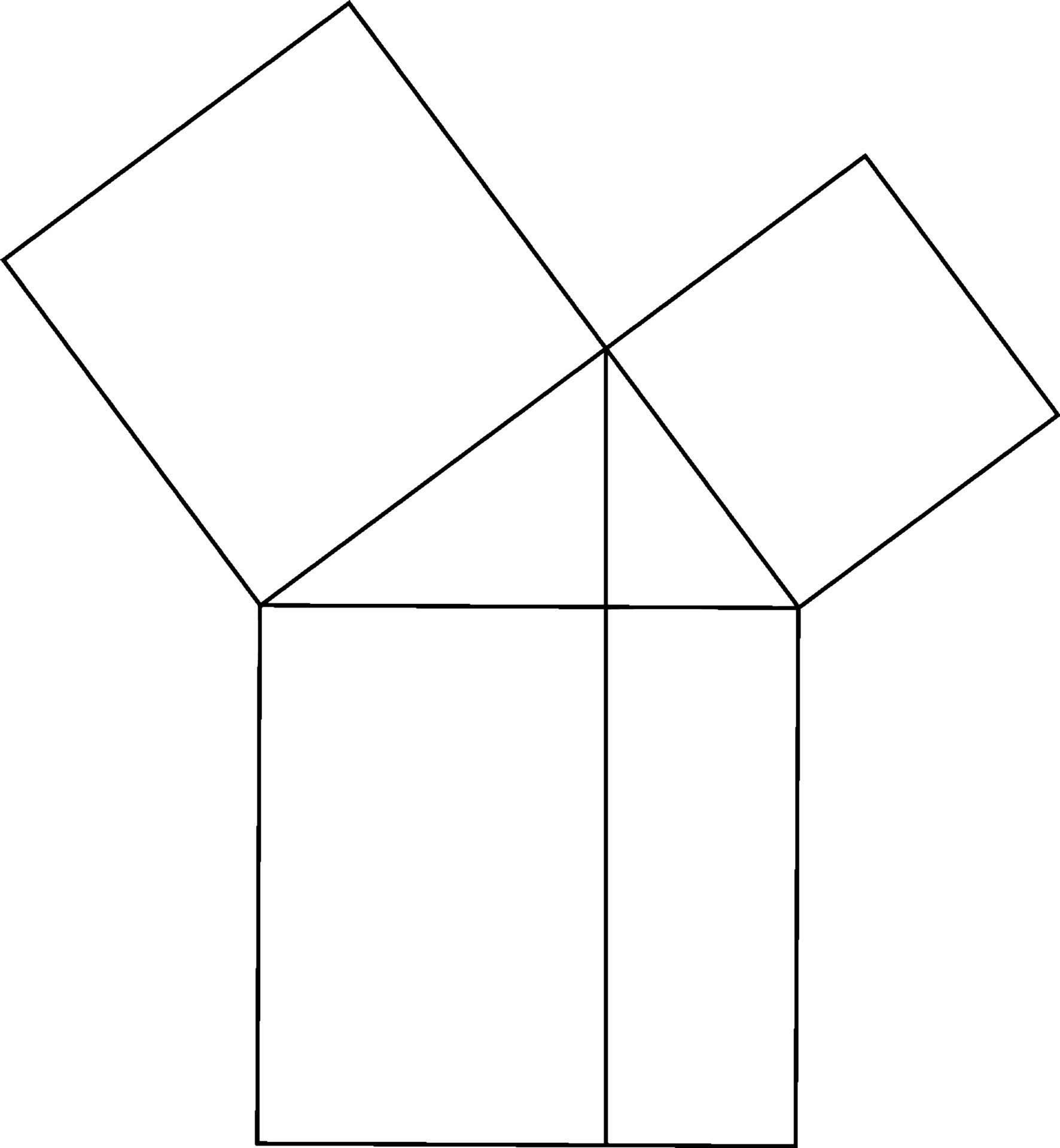 Euclid's Pythagorean Theorem Proof, vintage illustration 13742646 ... Euclid's Pythagorean Theorem Proof, vintage illustration 13742646 ...