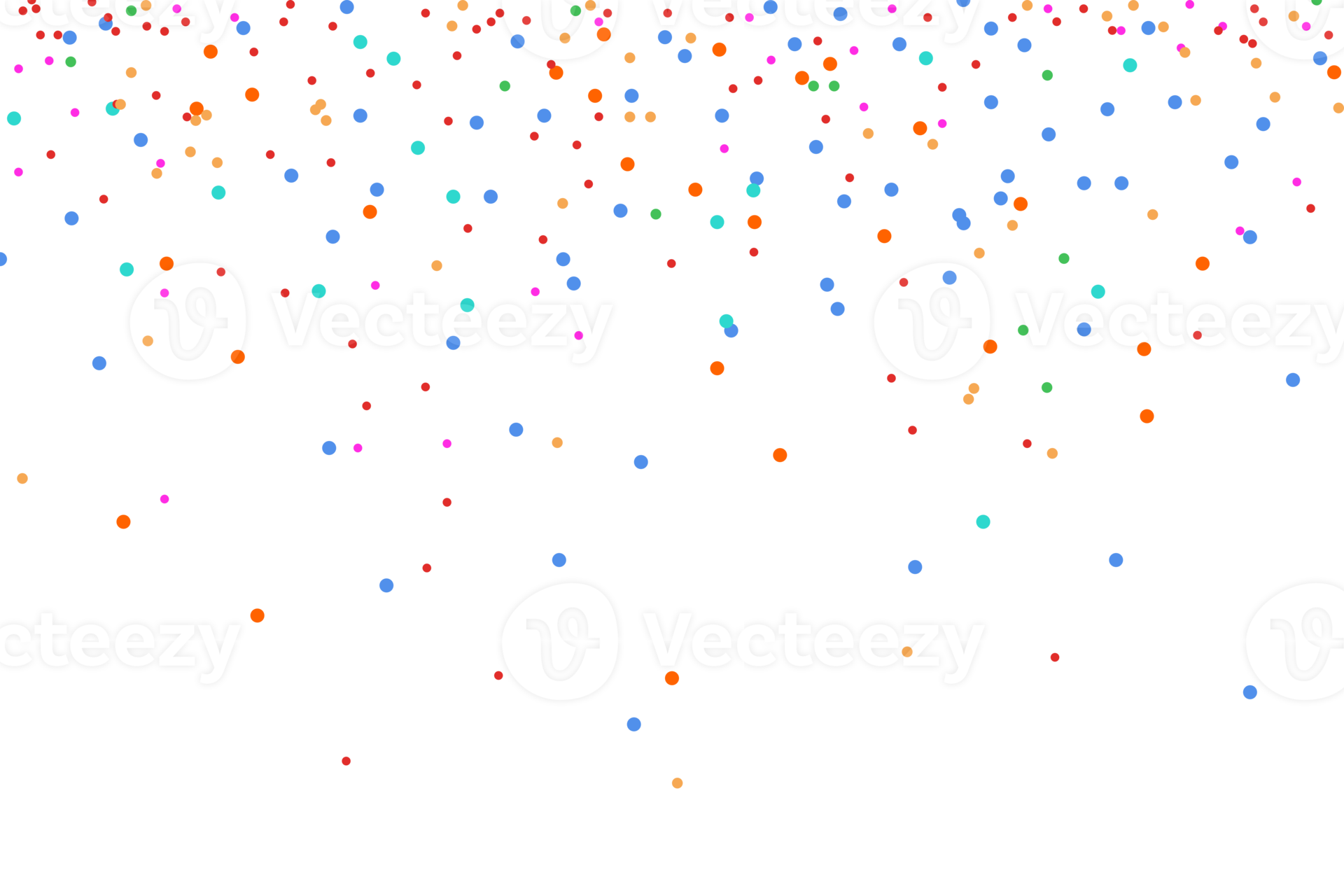 Colorful bright confetti 13743126 PNG