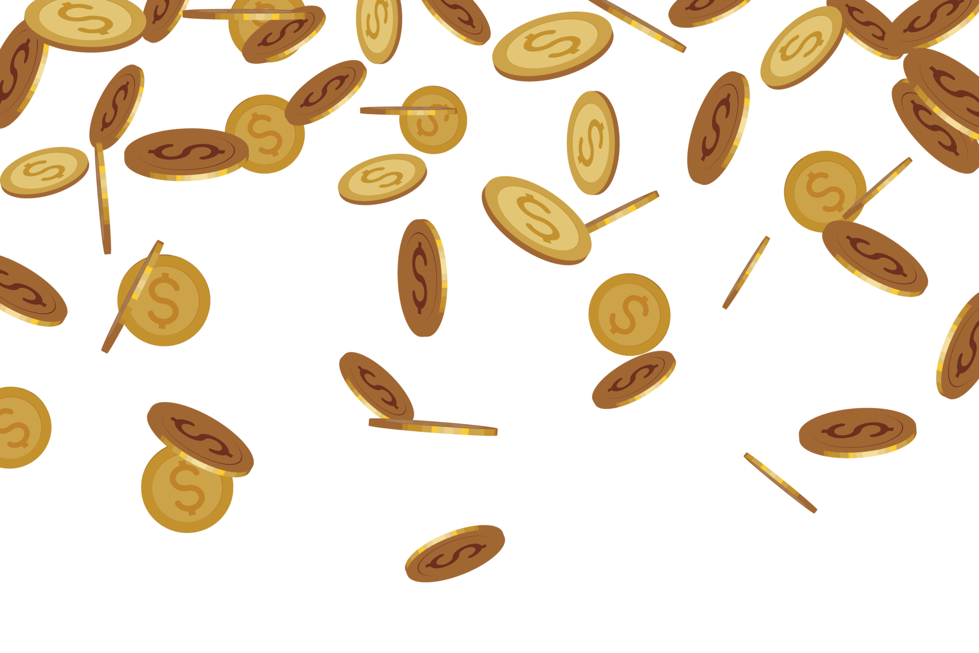 Raining Coins Png