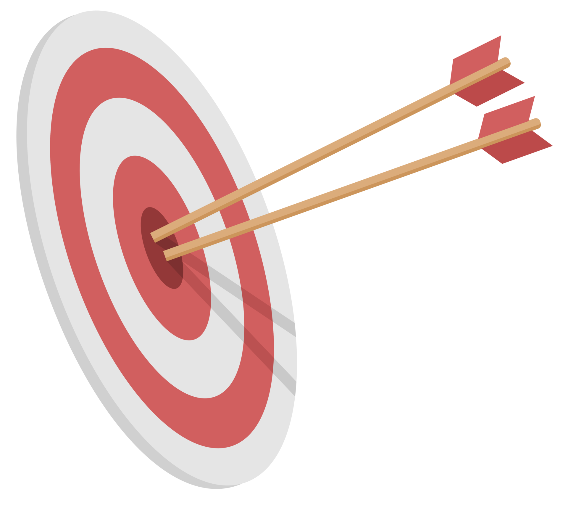Target with arrows in flat design 13743308 PNG Target with arrows in flat design 13743308 PNG
