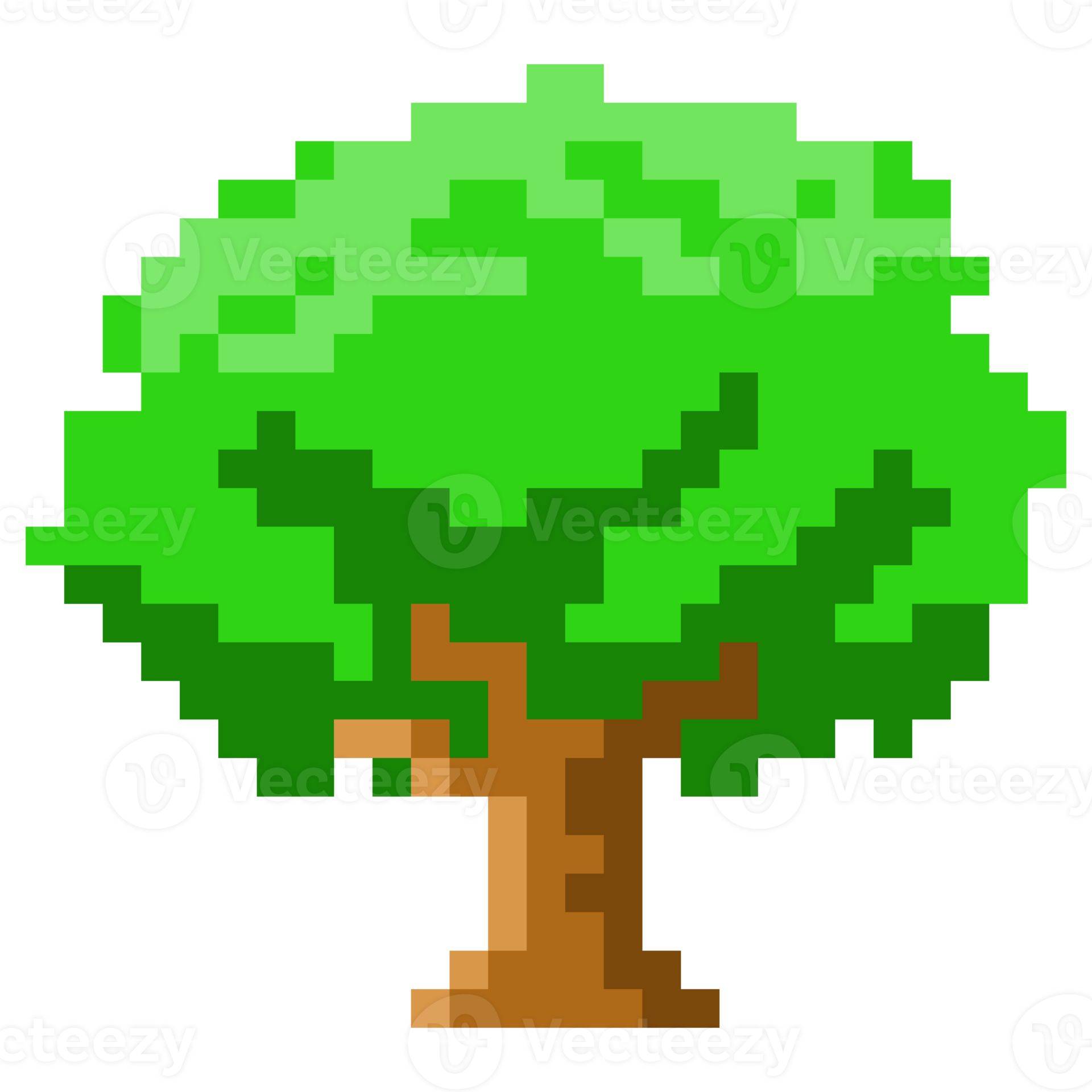 Pixel art tree icon 13743345 PNG Pixel art tree icon 13743345 PNG