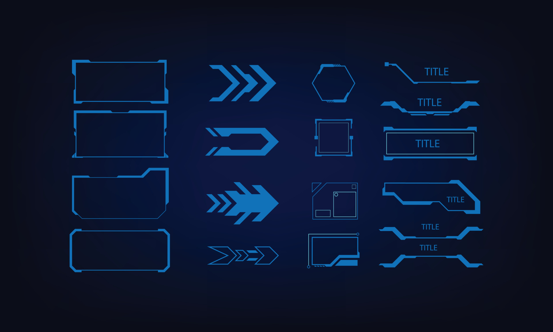 Set of Sci Fi Modern User Interface Elements. Futuristic Abstract HUD ... Set of Sci Fi Modern User Interface Elements. Futuristic Abstract HUD ...