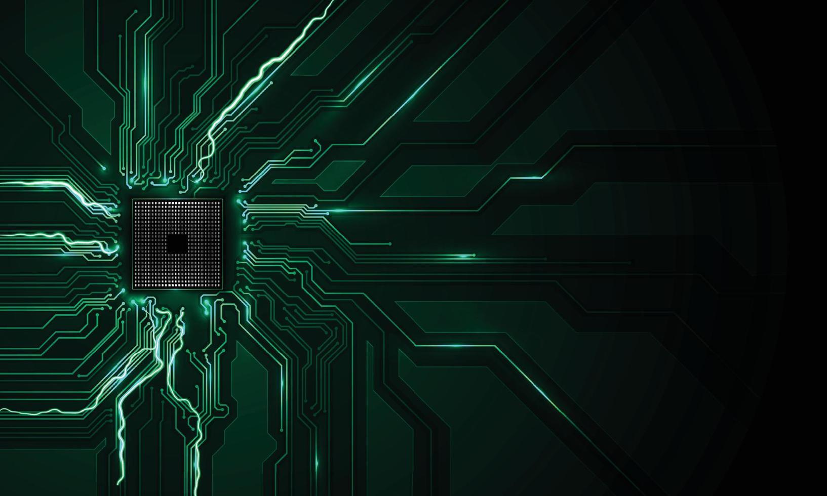 Abstract Technology Chip Processor Background Circuit Board And Html