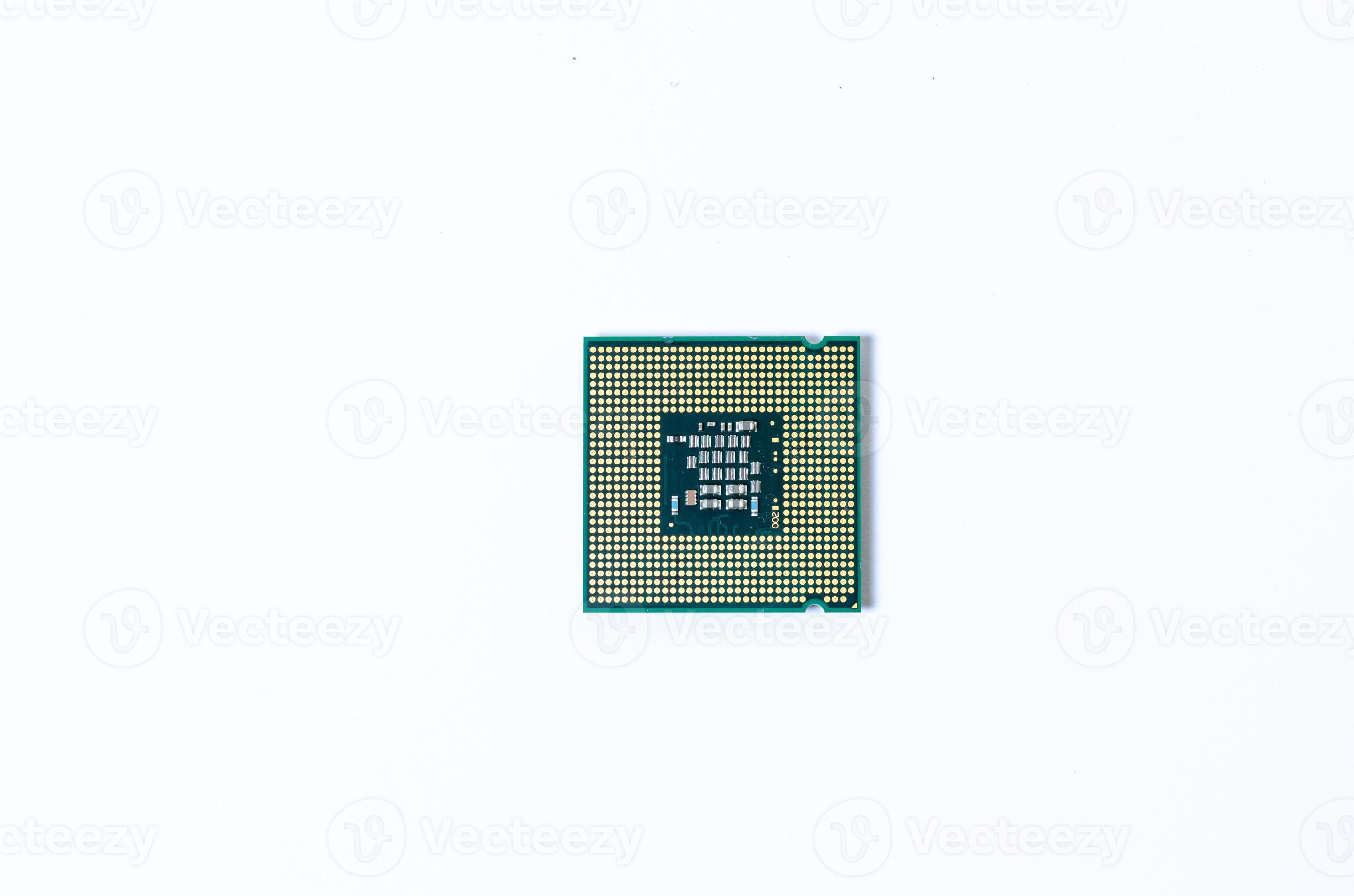 Computer processor CPU Central processing unit microchip isolated on white background 13748691 ...
