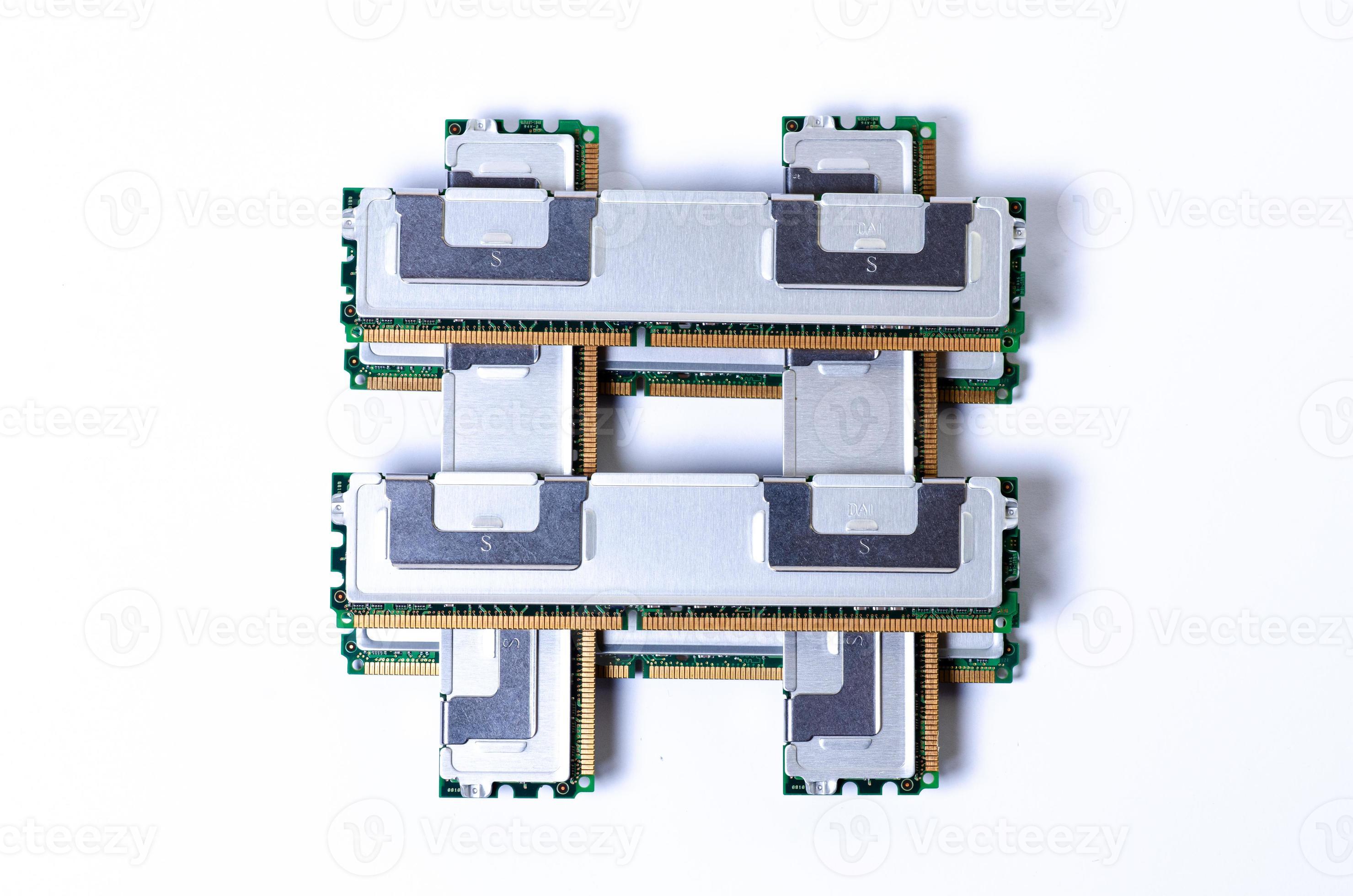 Computer memory card Close up memory socket on board computer server 13749094 Stock Photo at ...