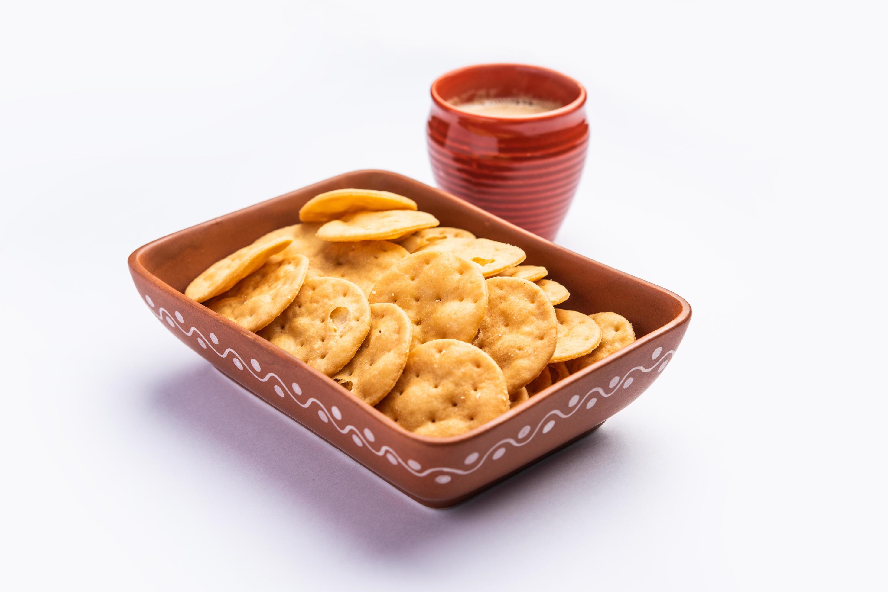 Mathri or mathari is a Rajasthani, Indian snack and a type of flaky biscuit, tea time snack ...