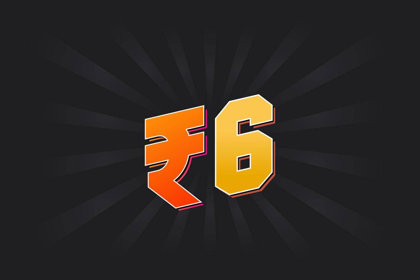 6 Indian Rupee vector currency image. 6 Rupee symbol bold text vector ... 6 Indian Rupee vector currency image. 6 Rupee symbol bold text vector ...