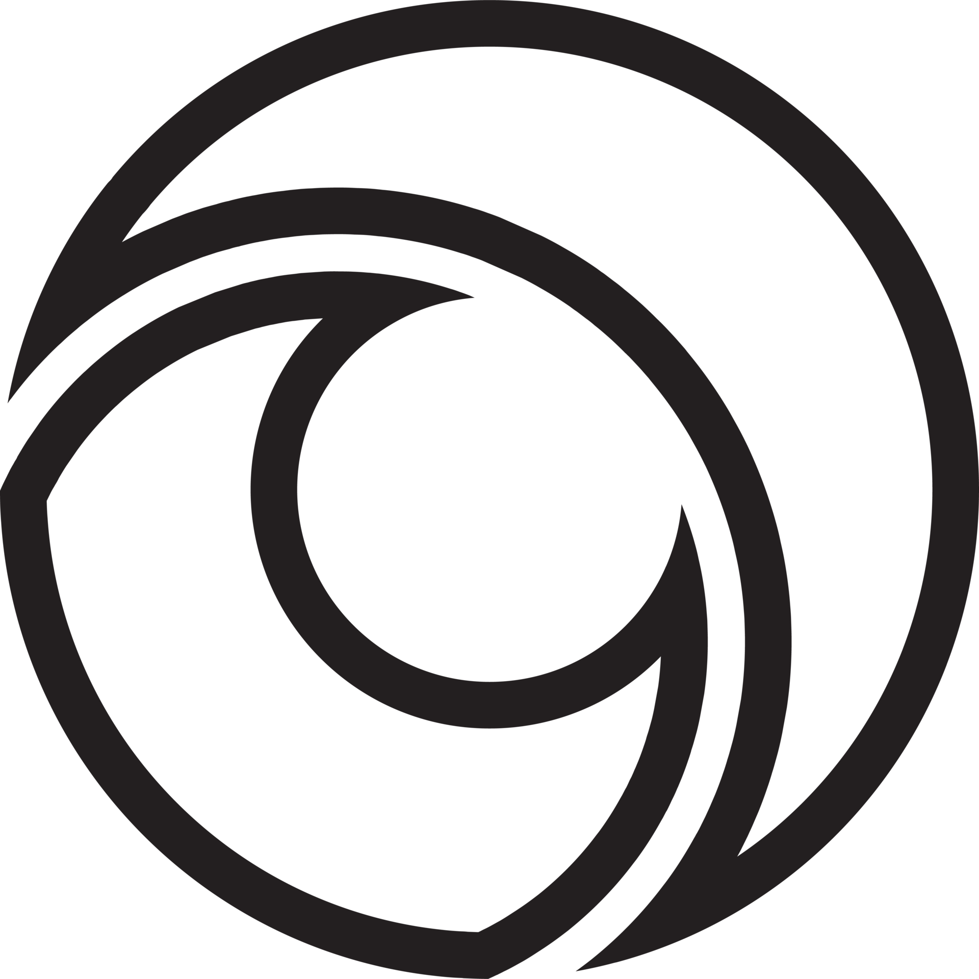 ilustración abstracta del logotipo de la letra o en un estilo moderno y minimalista 13757847 PNG