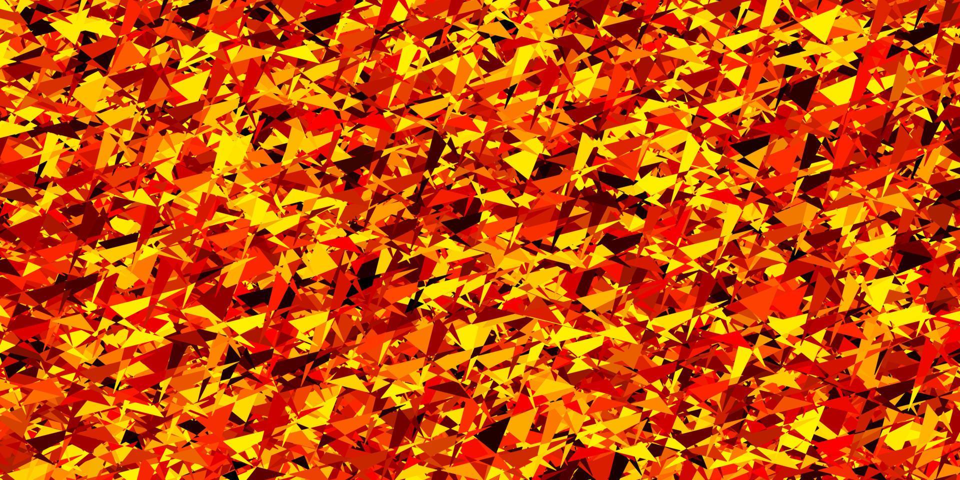 Light Orange Vector Layout With Lines Triangles 13758606 Vector Art At Vecteezy