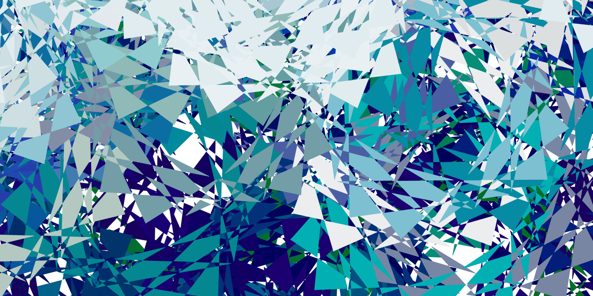 Dark Blue Green Vector Layout With Triangle Forms 13758636 Vector Art