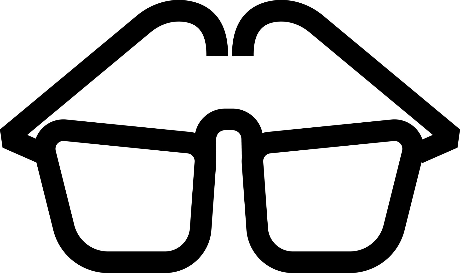 Big Sunglasses Illustration Vector On A White Background 13758744 Vector Art At Vecteezy