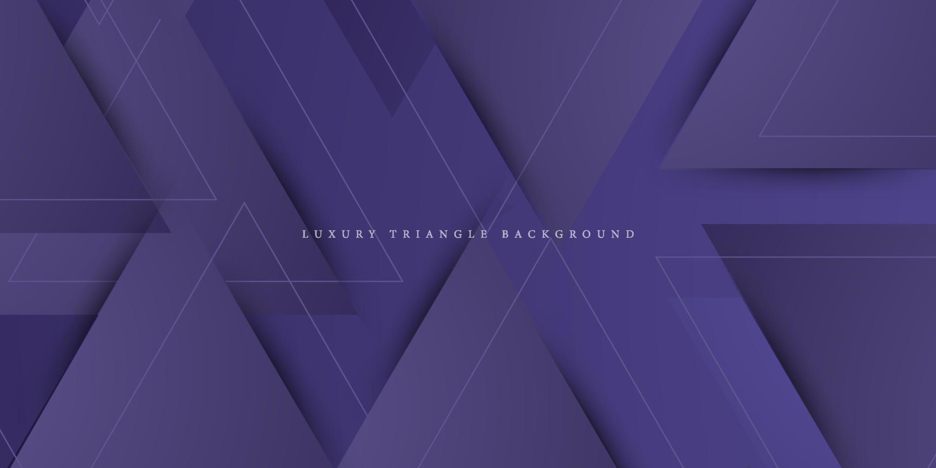 Abstract geometric purple background with triangle shape and lines ...