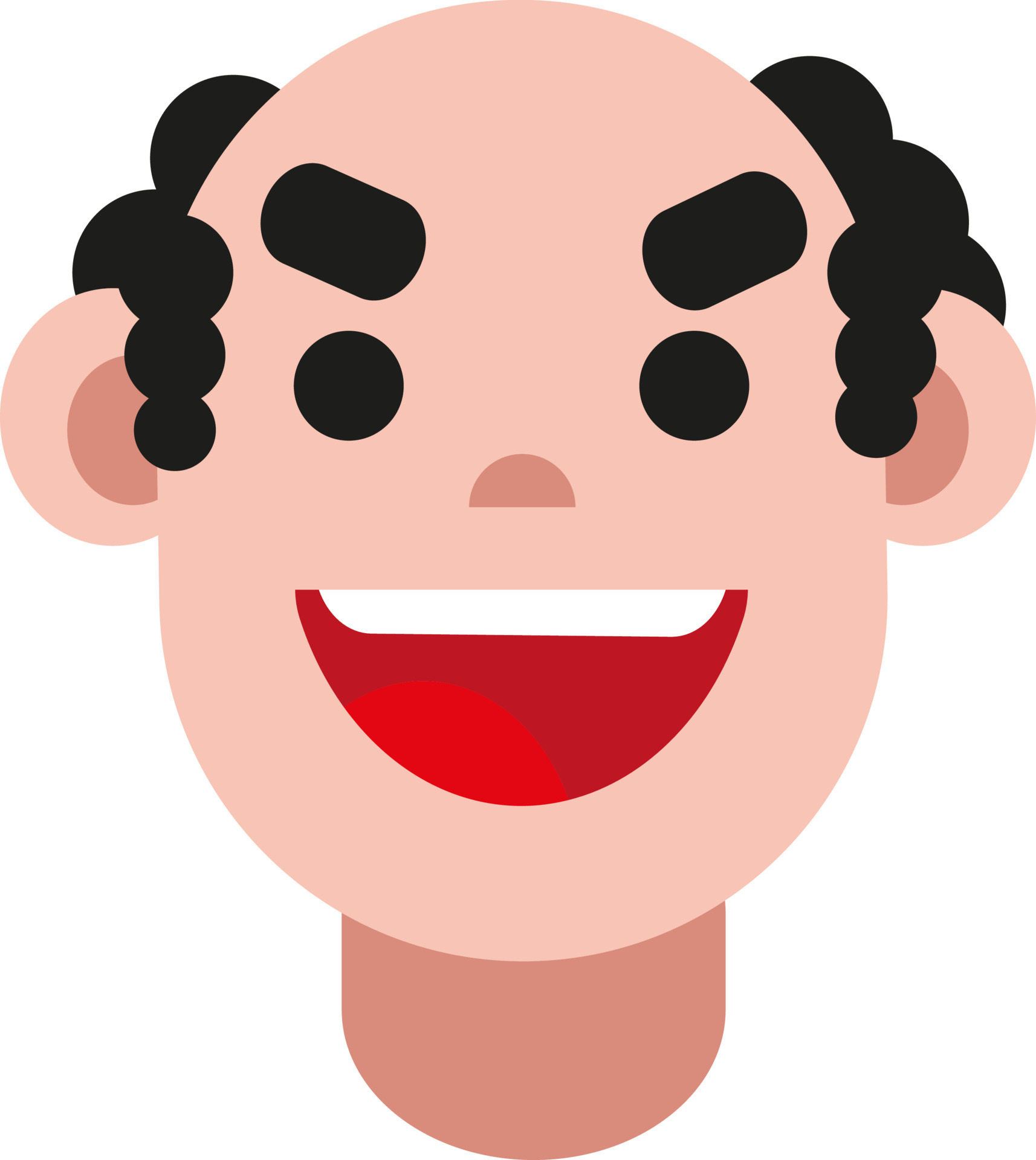 Happy Bald Man Illustration Vector On A White Background 13768057 Vector Art At Vecteezy