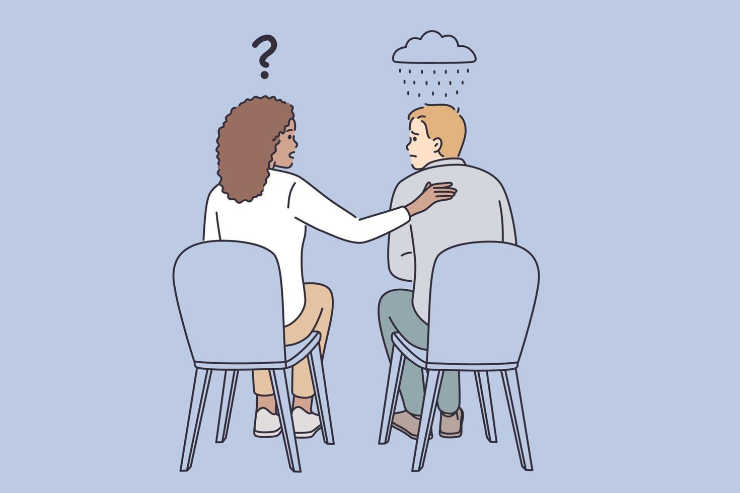 Empathy, support and understanding concept. Young smiling woman sitting ... Empathy, support and understanding concept. Young smiling woman sitting ...