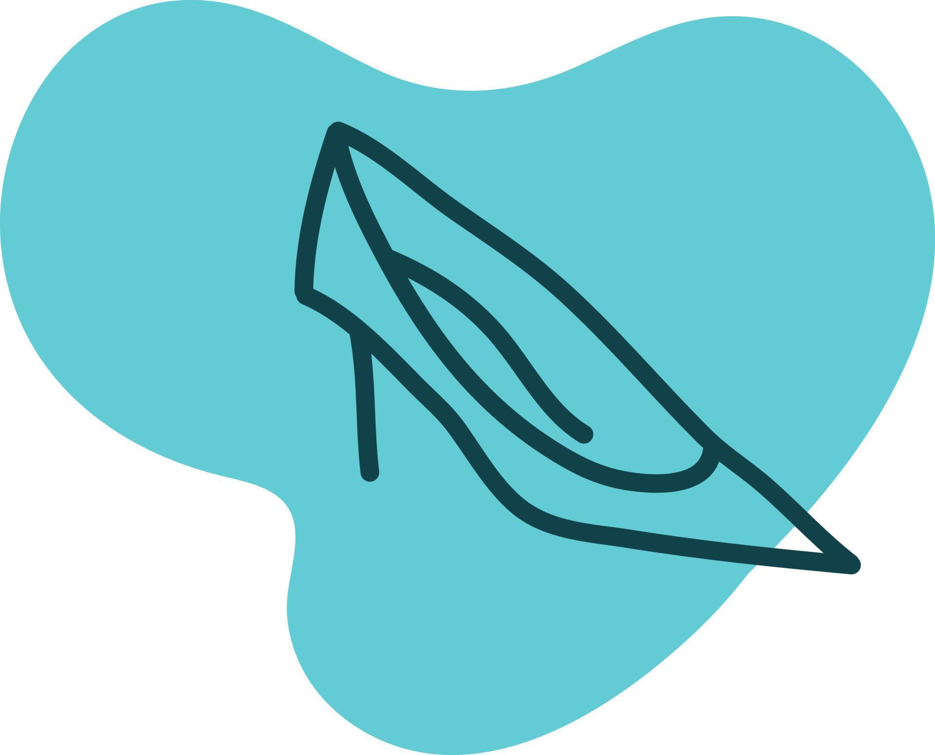 Peep Toe Heels Illustration On A White Background 13772949 Vector Art At Vecteezy