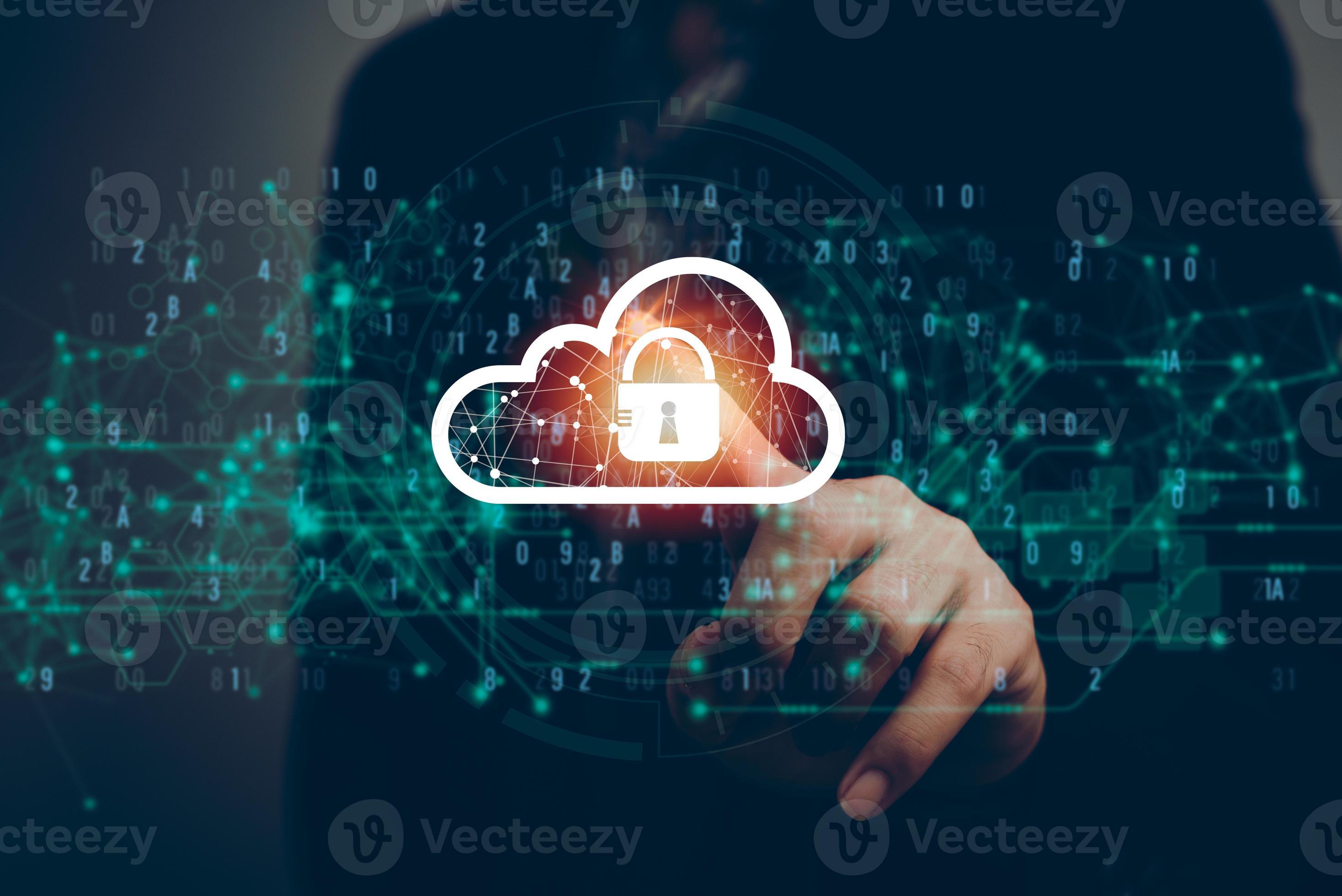 Cloud computing diagram technology. Data storage. Networking and ...