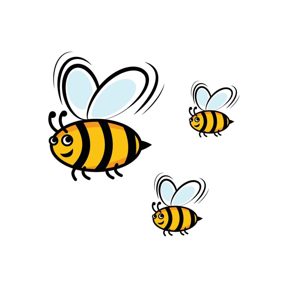 Bee vector icon illustration design template 13774093 Vector Art at ...