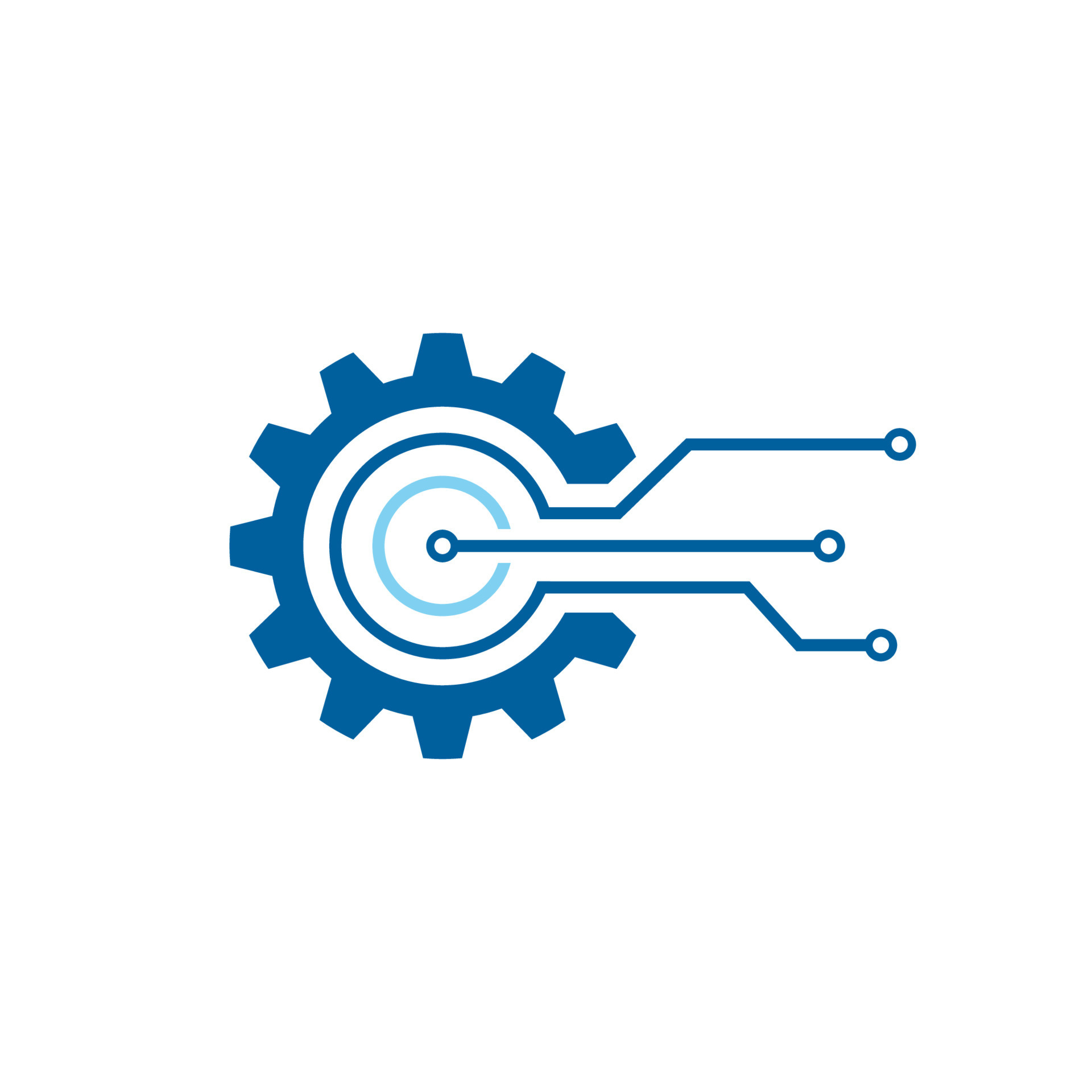 Gear Template vector icon illustration 13774528 Vector Art at Vecteezy