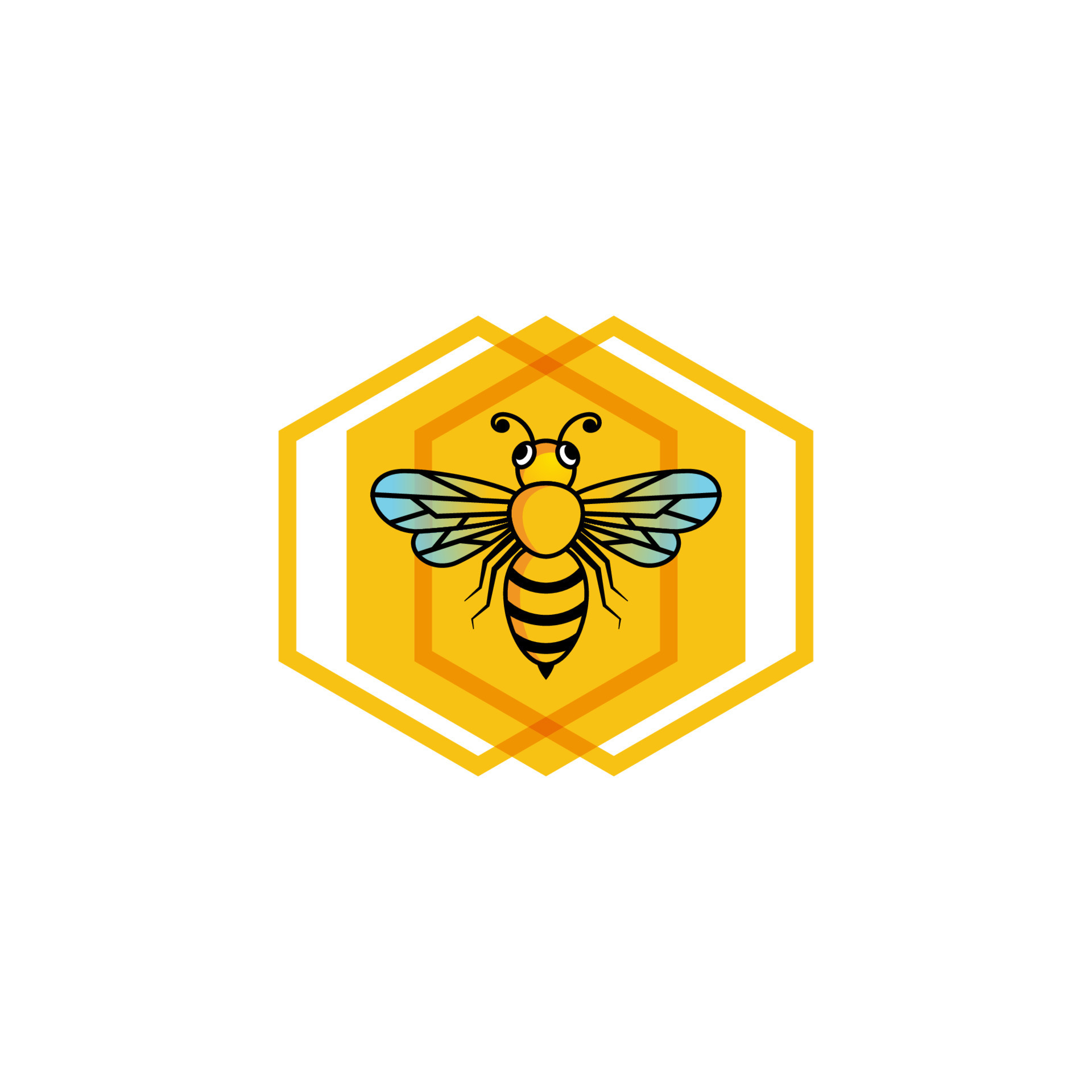 Bee vector icon illustration design template 13774610 Vector Art at ...