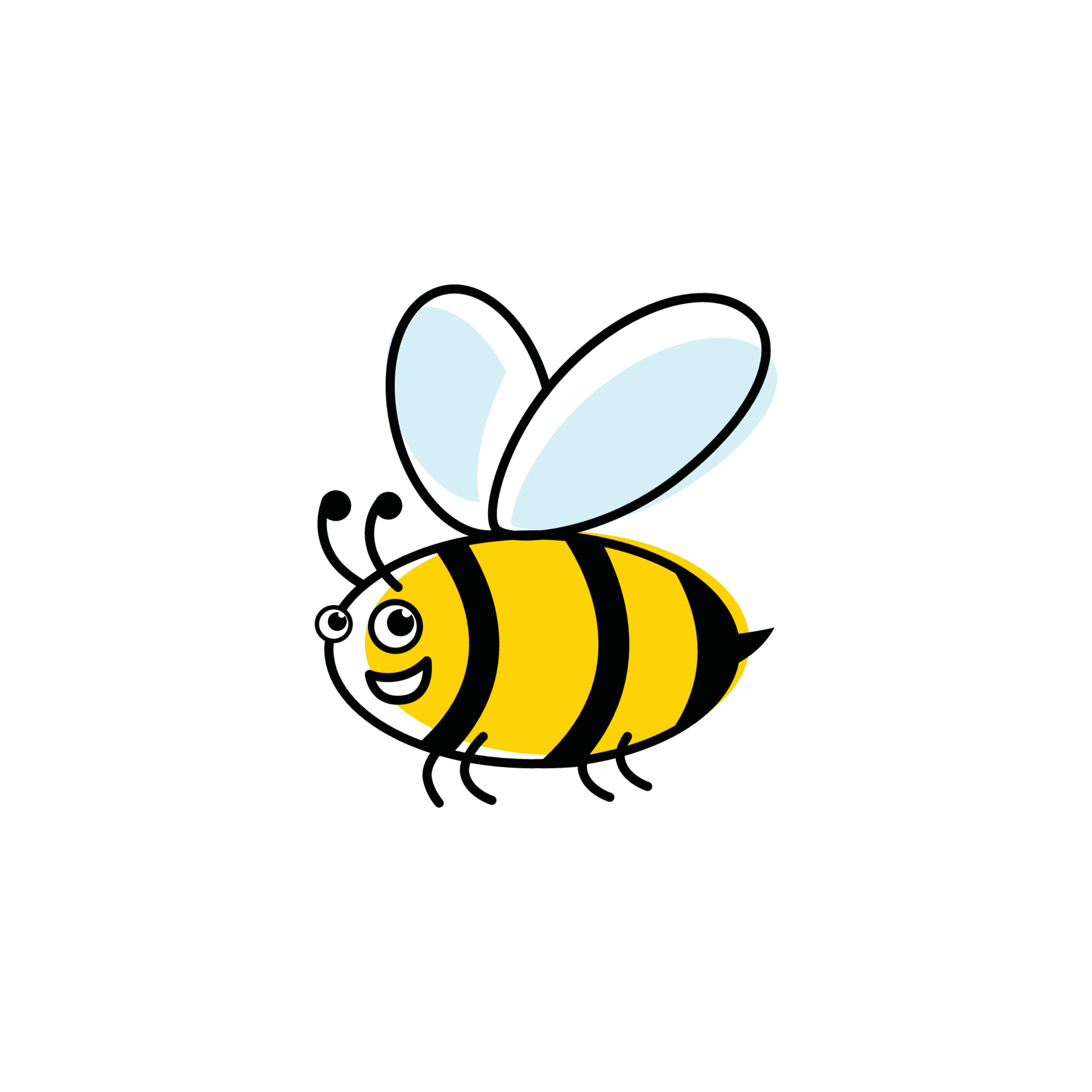 Bee vector icon illustration design template 13775000 Vector Art at ...