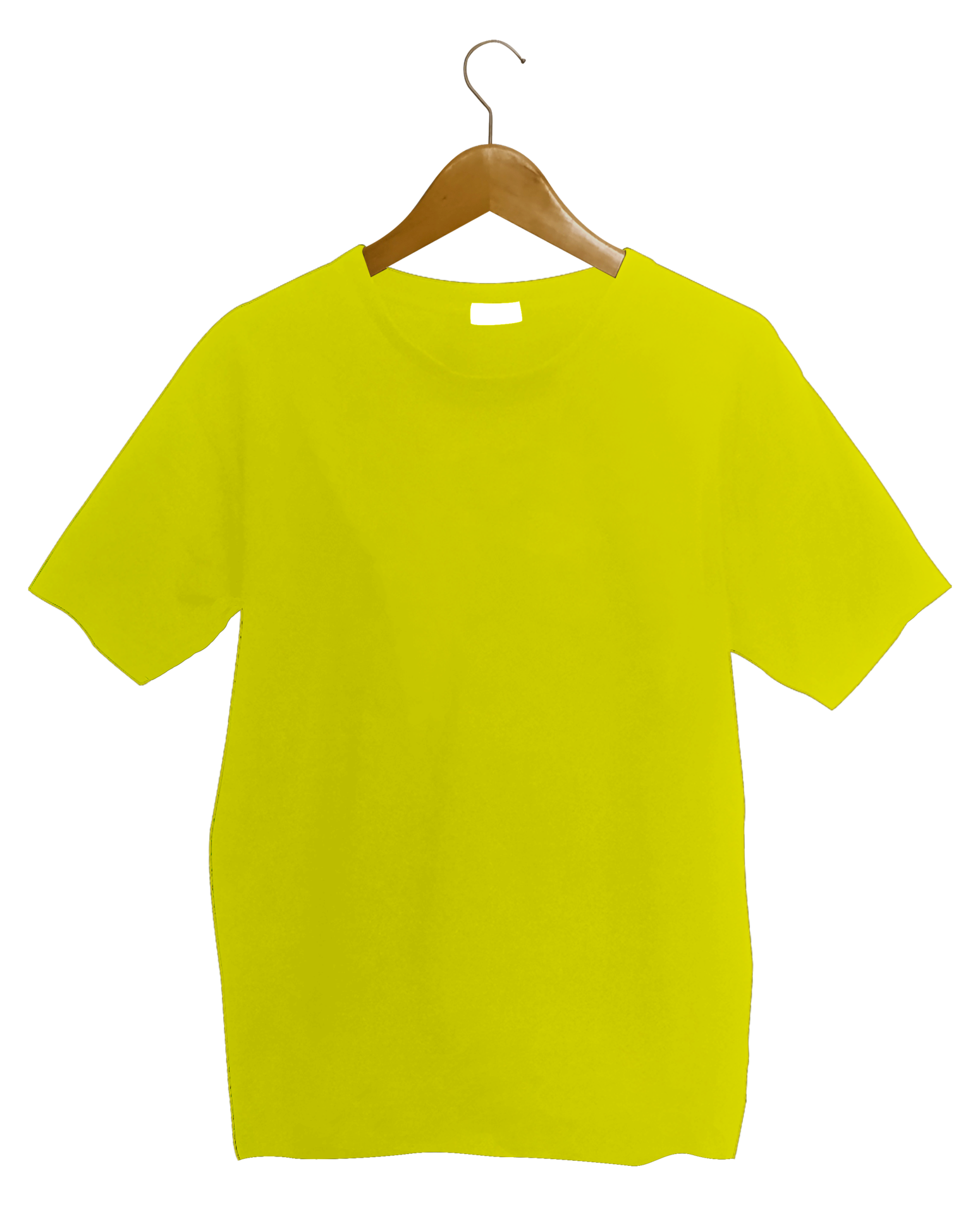 Yellow T-Shirt With Hanger 13775389 PNG Yellow T-Shirt With Hanger 13775389 PNG