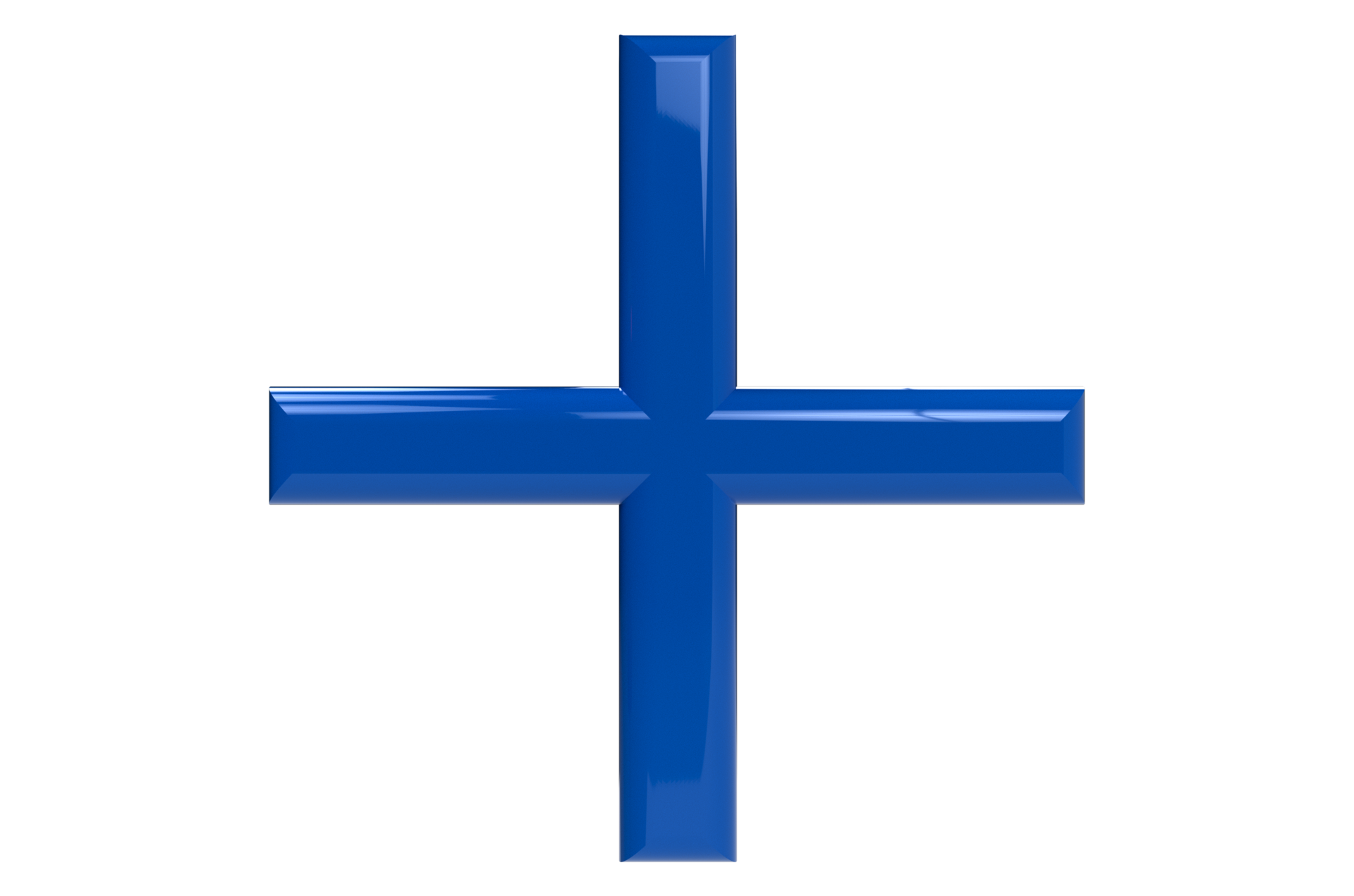 3d plus sign icon on the transparent background. 3d render illustration 13775780 PNG