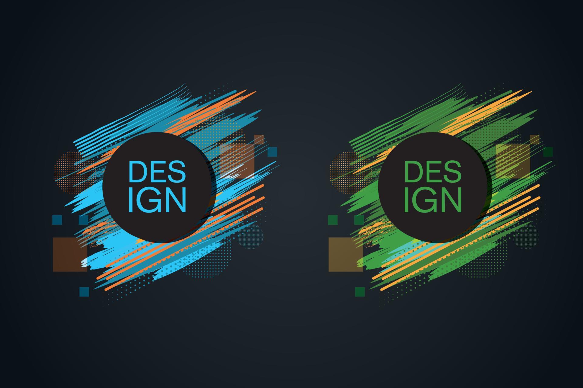 vector frame for text Modern Art graphics 13777934 Vector Art at Vecteezy