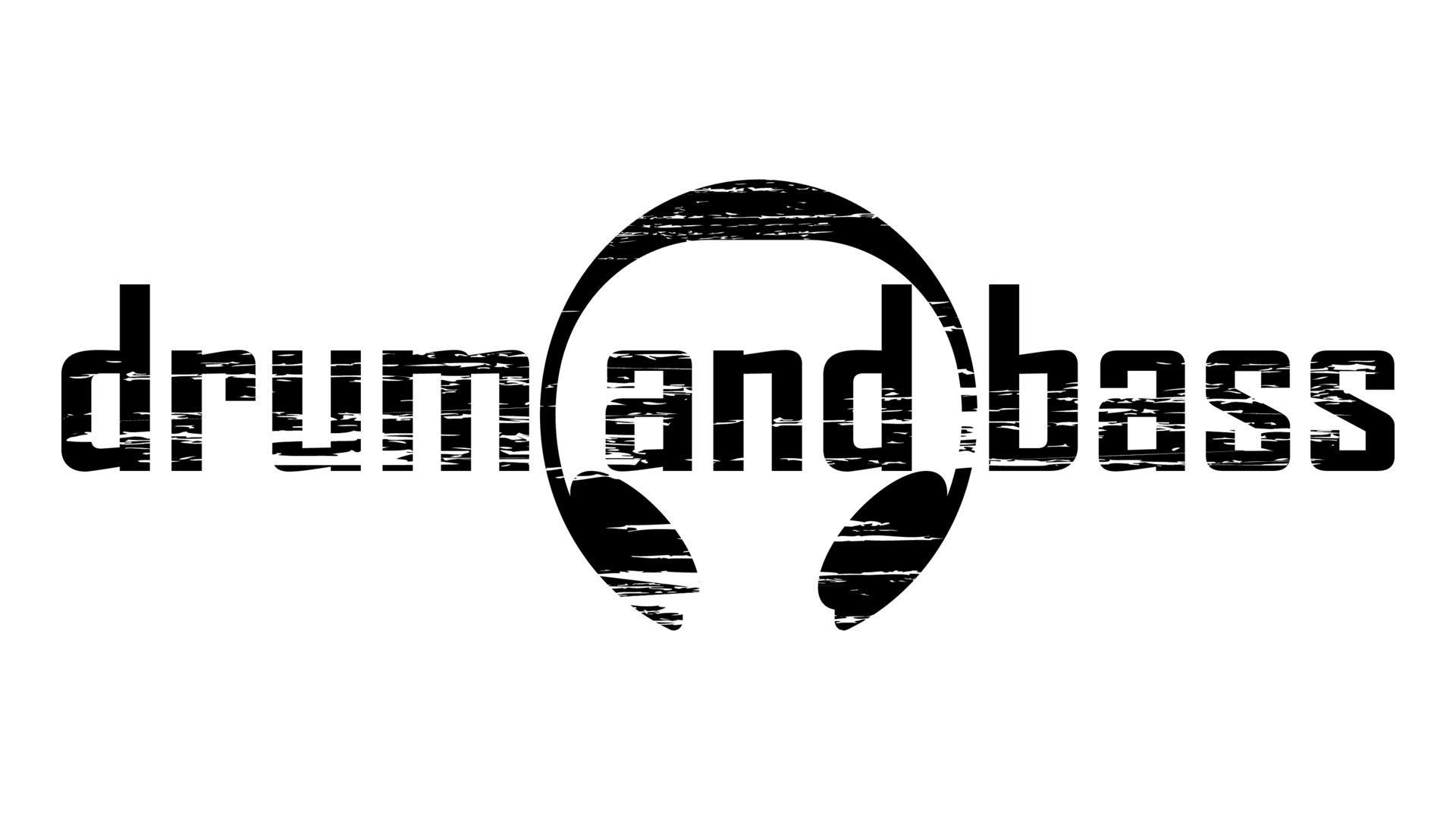 Drum And Bass Music Logo With Headphones 13782930 Vector Art At Vecteezy