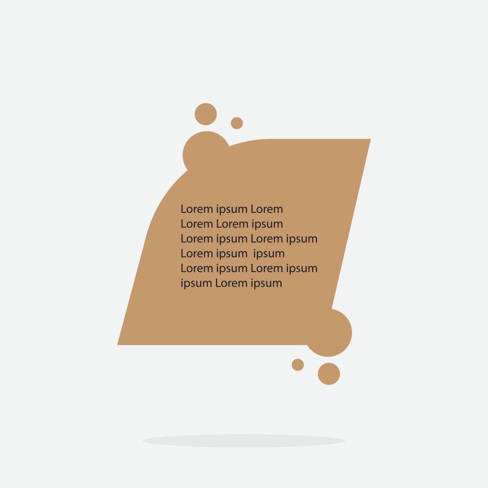 Text box design with simple style and elegant 13783394 Vector Art at ...