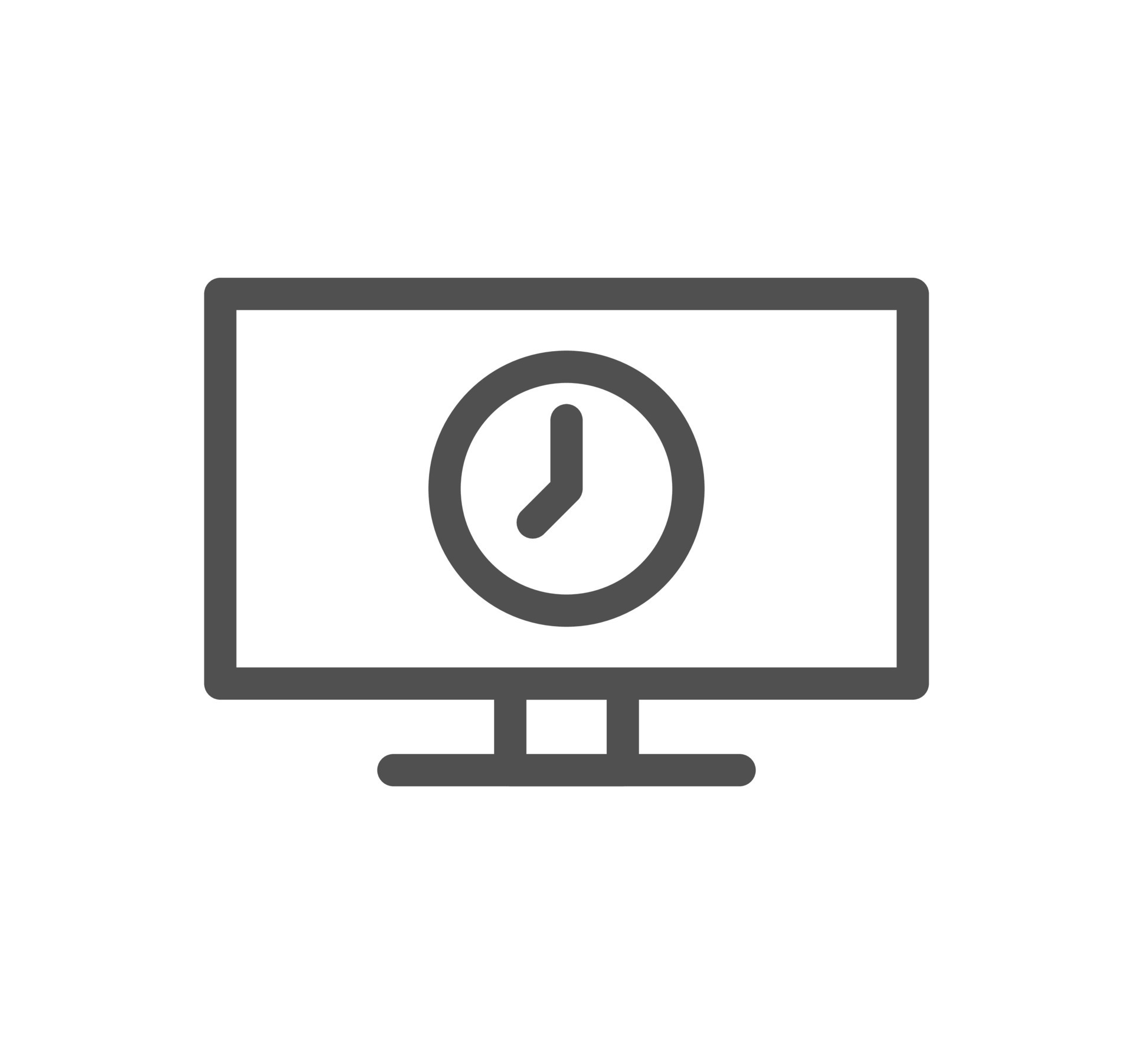 Timer And Clock Icon Outline And Linear Vector 13783658 Vector Art At