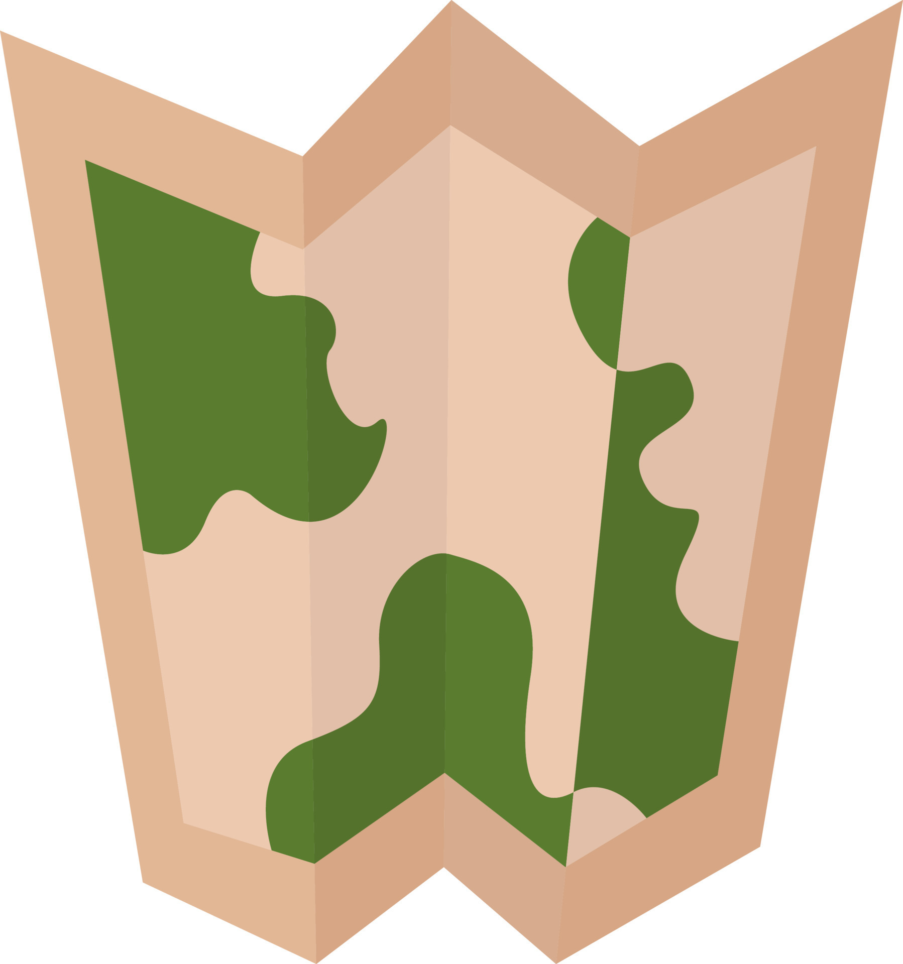 Map, illustration, vector on white background. 13784362 Vector Art at ...