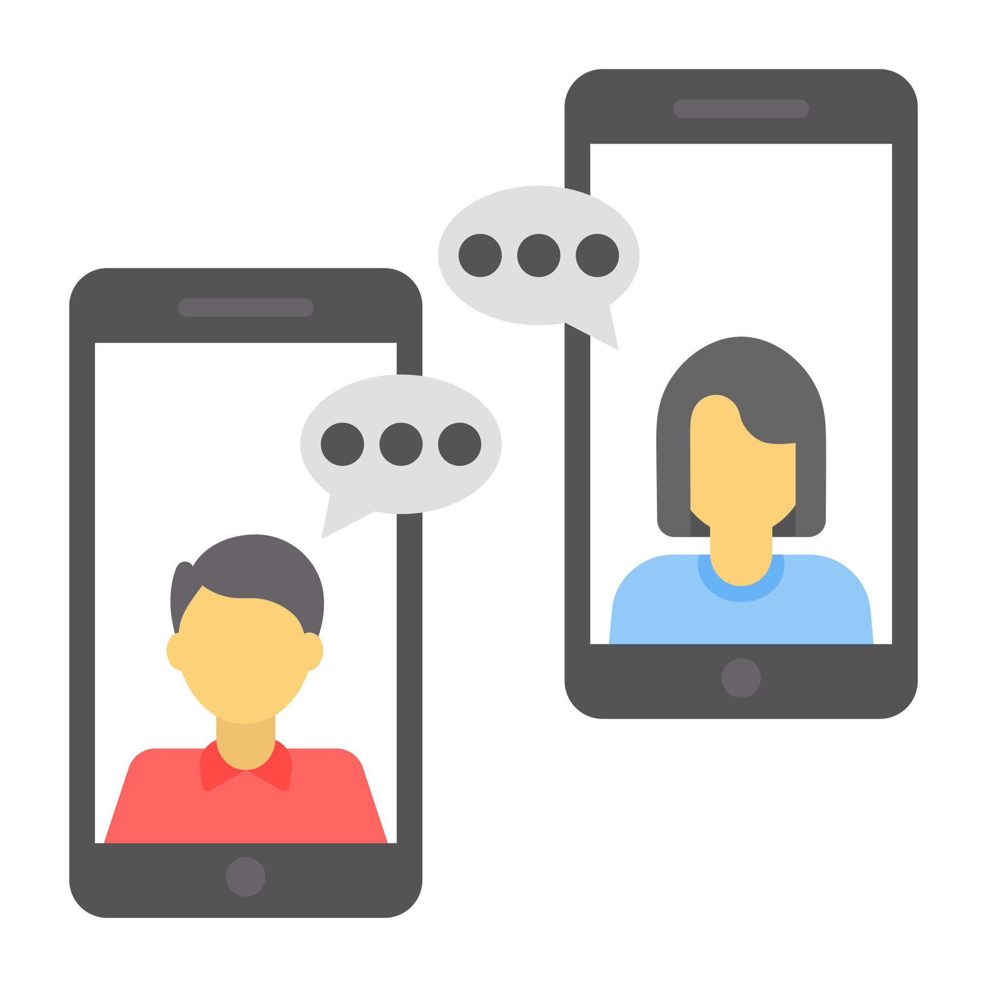 Trendy Mobile Communication 13785785 Vector Art At Vecteezy