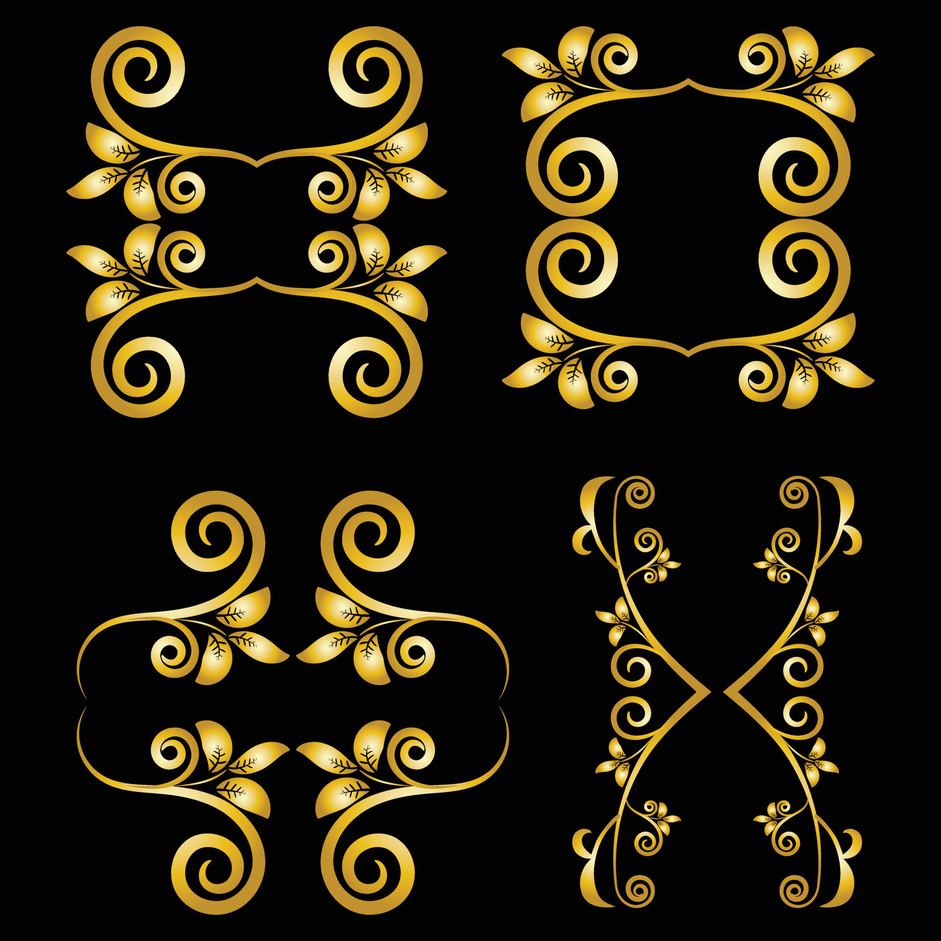 Decorative frame Elegant vector element for design in Eastern style, place for text. Beautiful ...