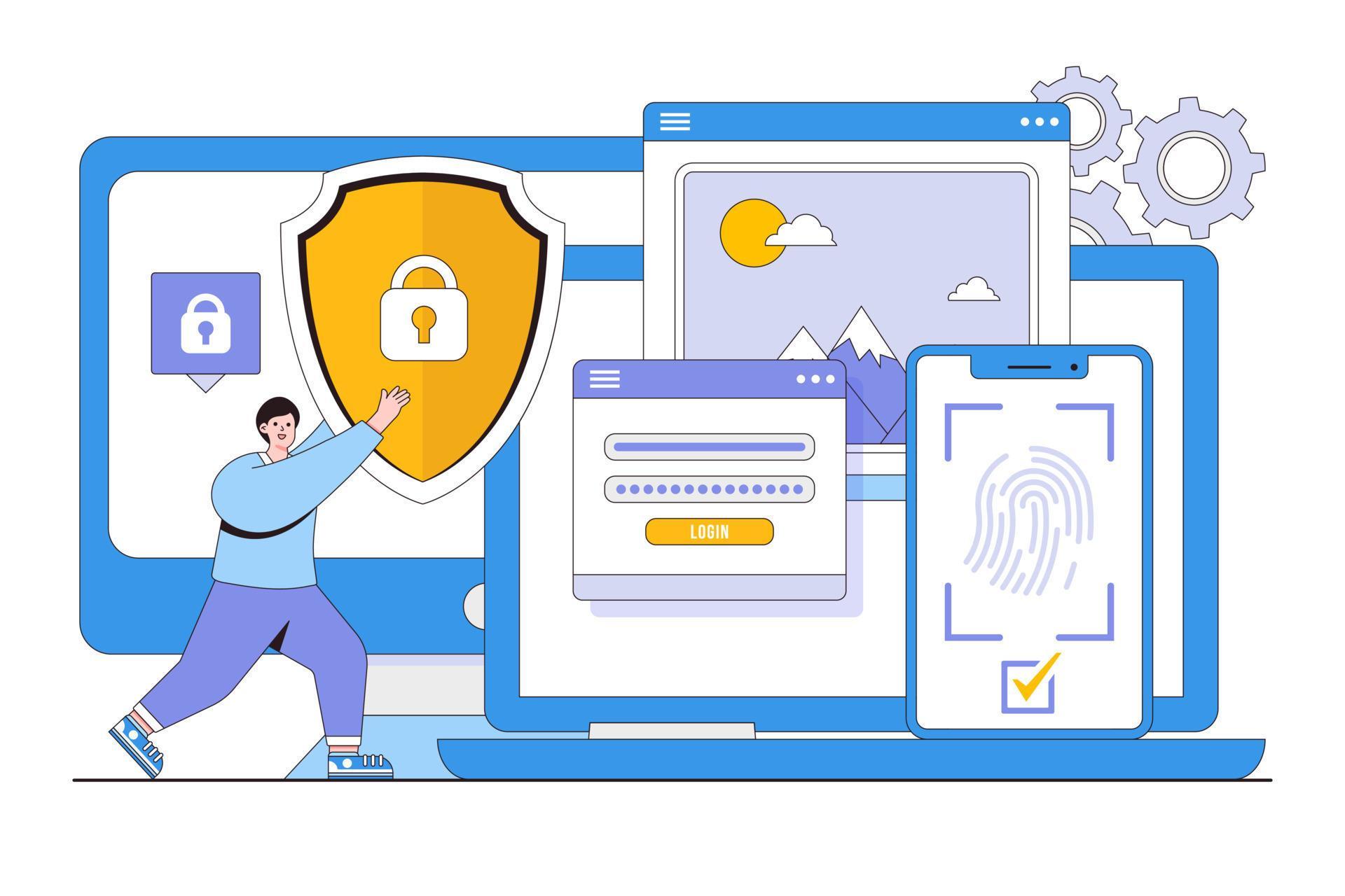 Flat General Data Security Personal Information Protection Database Access Control Cyber