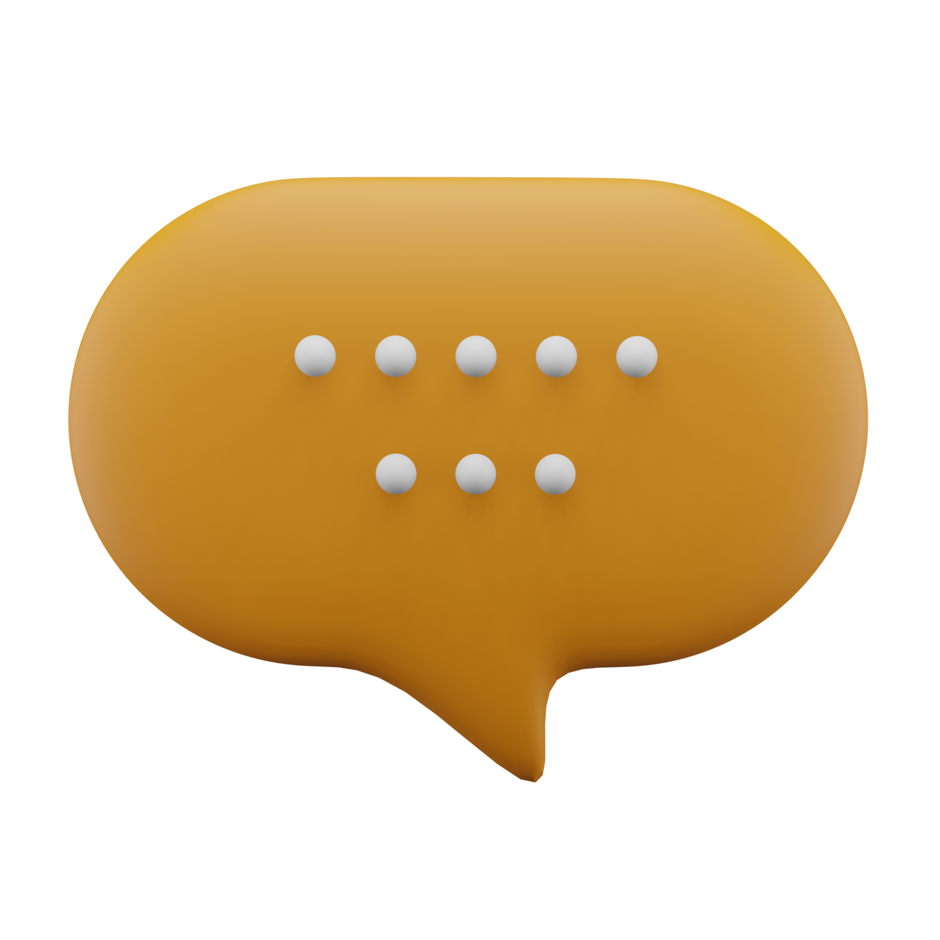 Speech Bubble 3d Icon Suitable For Use As An Additional Element In Your Poster Banner And