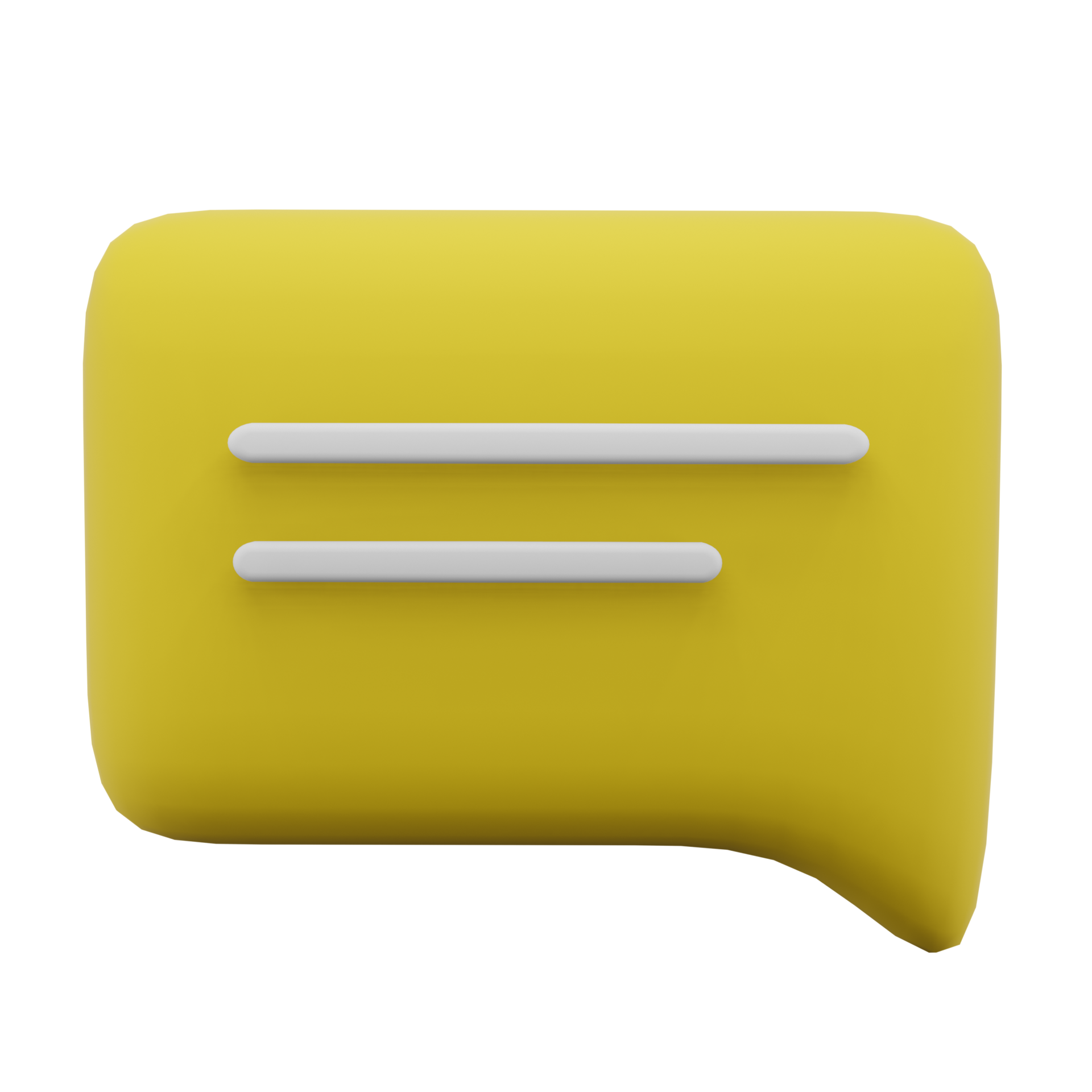 Speech Bubble 3d Icon Suitable For Use As An Additional Element In Your Poster Banner And