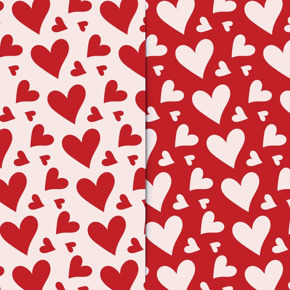 Heart Vector Seamless Patterns 13795878 Vector Art at Vecteezy