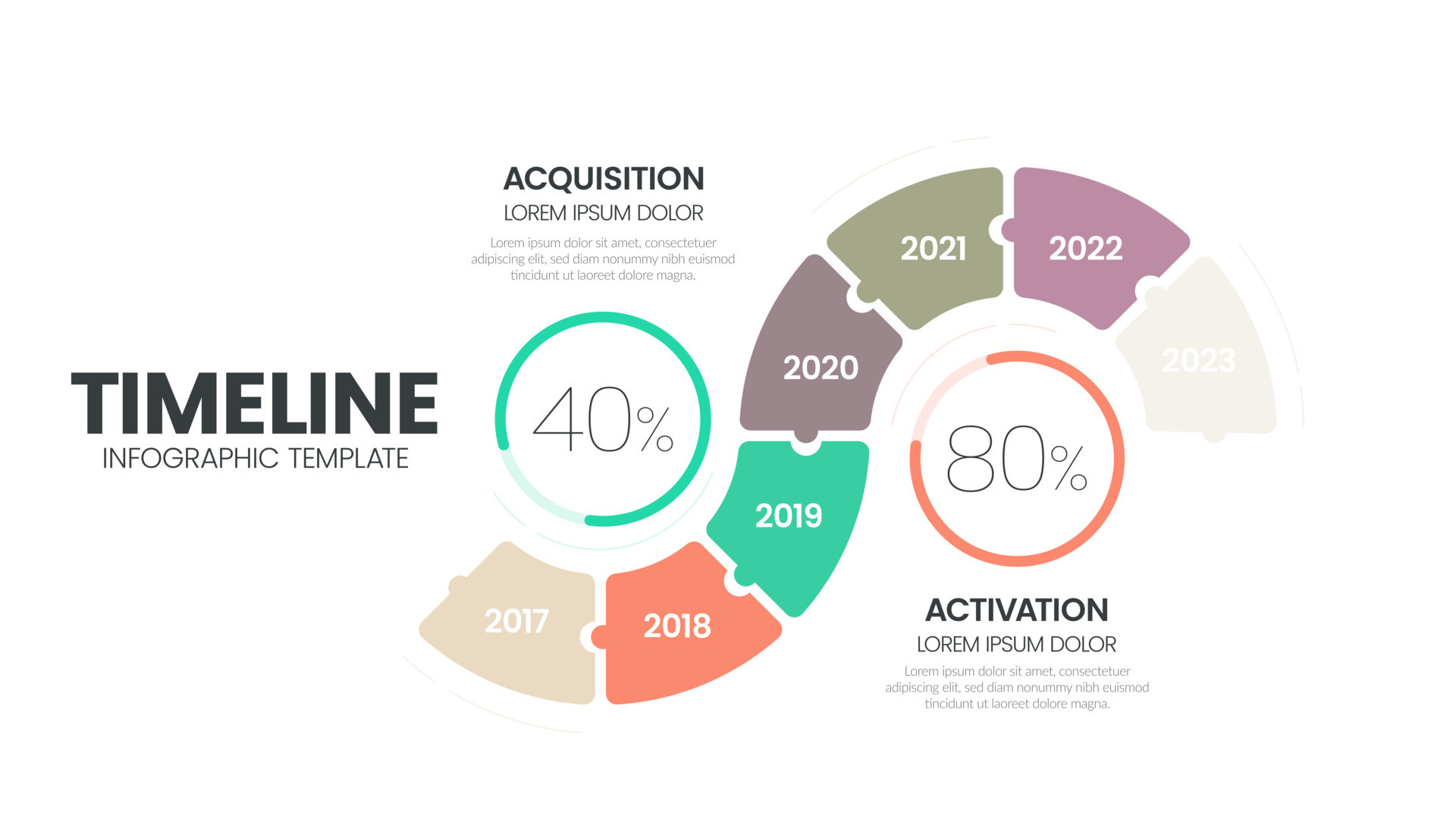 Business project timelines diagrams layout template for slide ...